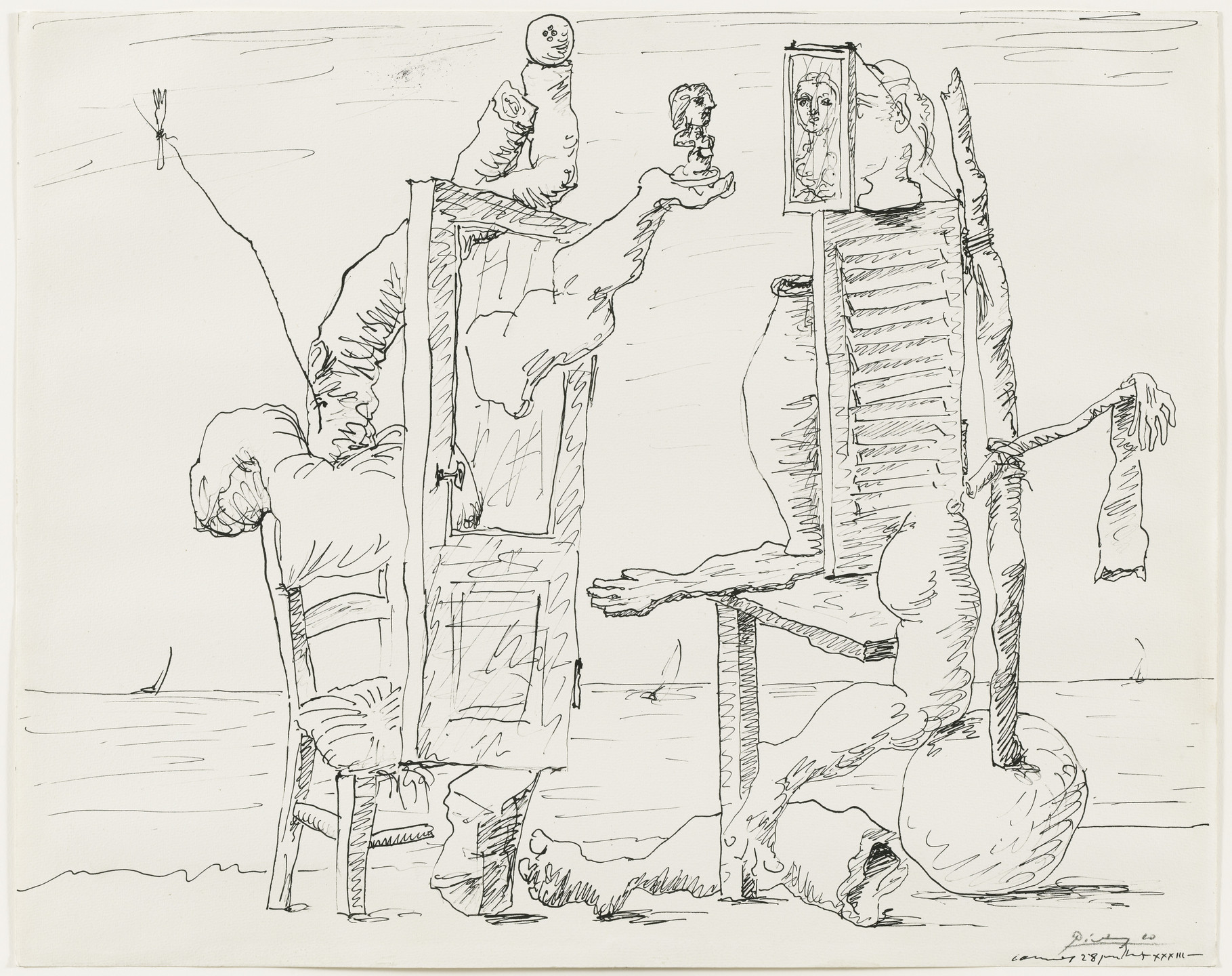 Pablo Picasso. Two Figures on a Beach. 1933 | MoMA