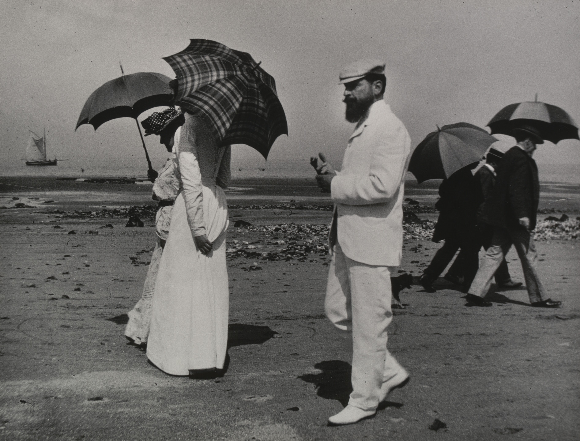 Jacques-Henri Lartigue. The Beach at Villerville. 1908 | MoMA