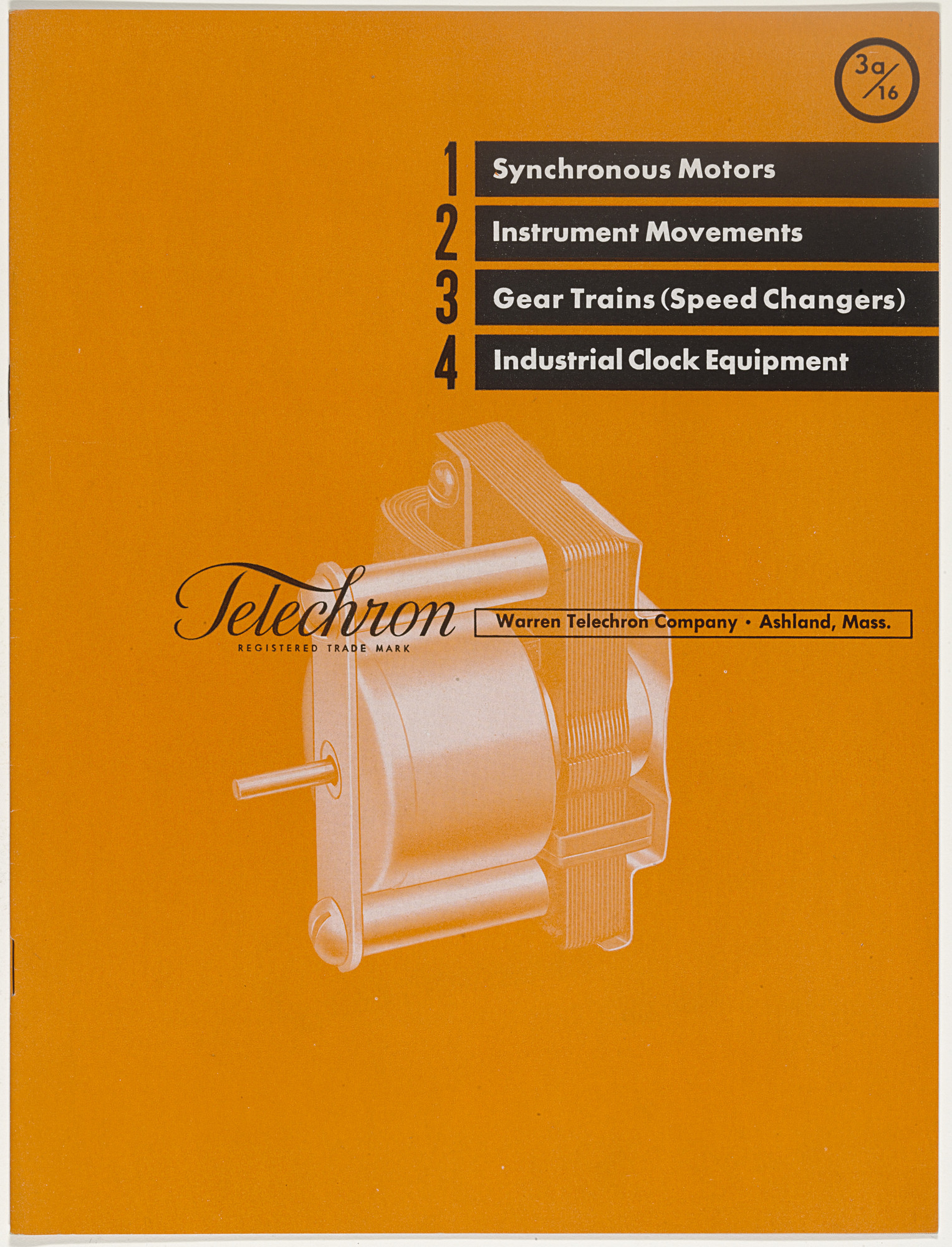 Ladislav Sutnar. Warren Telechron. c. 1947 | MoMA