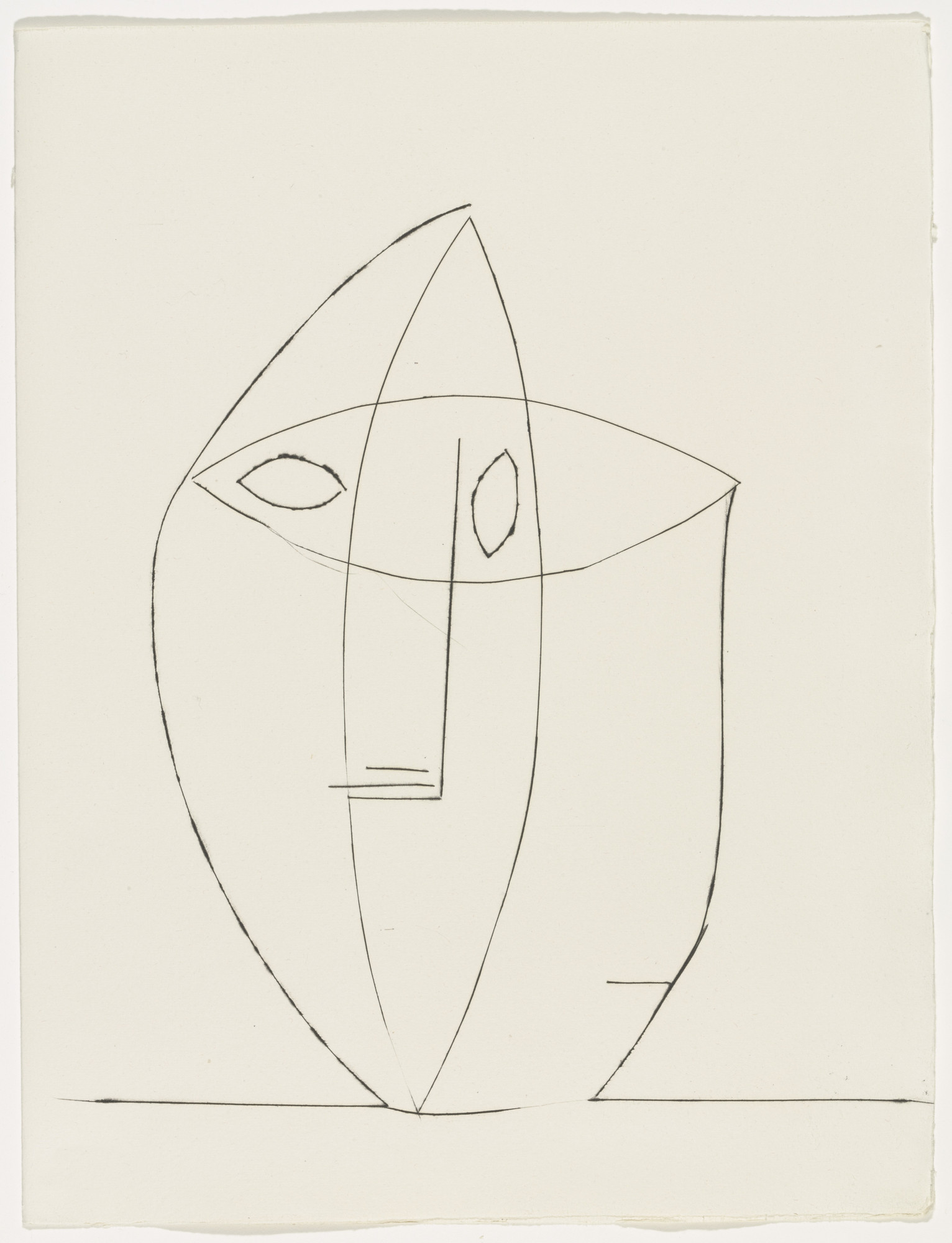 Pablo Picasso. Head from the illustrated book Six Contes Fantastiques ...