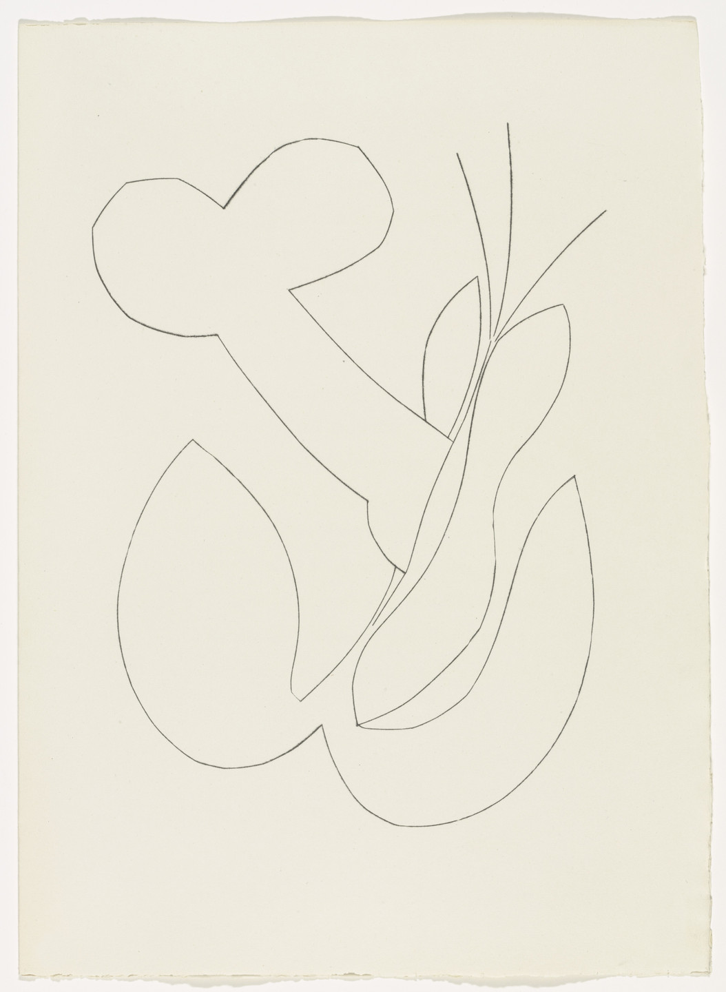 Pablo Picasso. Coupling (plate, page 17) from Corps perdu. 1949 ...