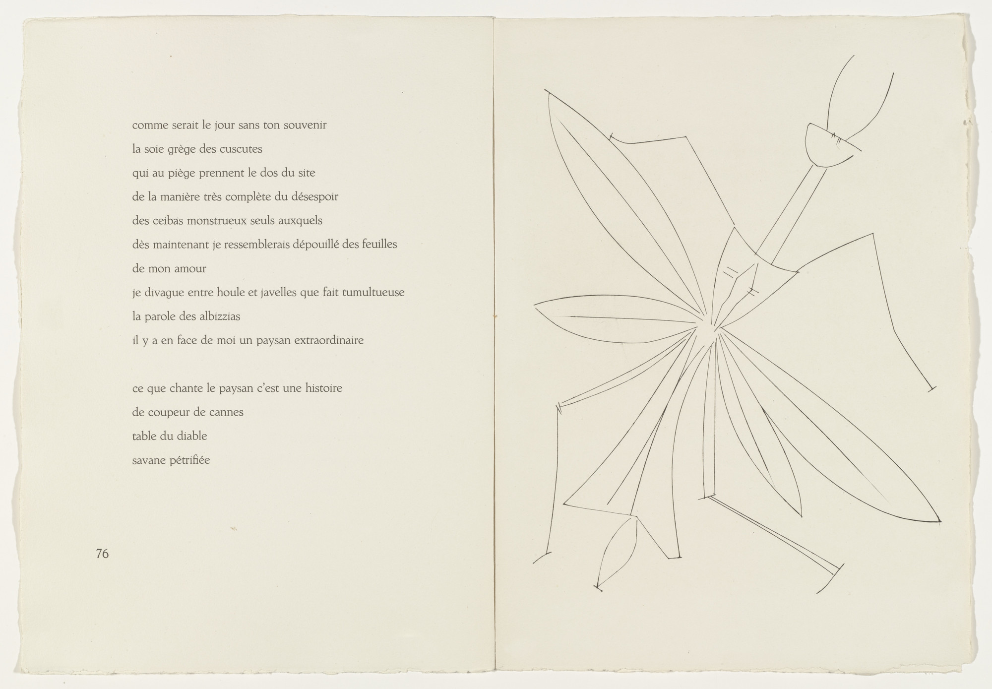 Pablo Picasso. Damsel (plate, page 77) from Corps perdu. 1949 ...