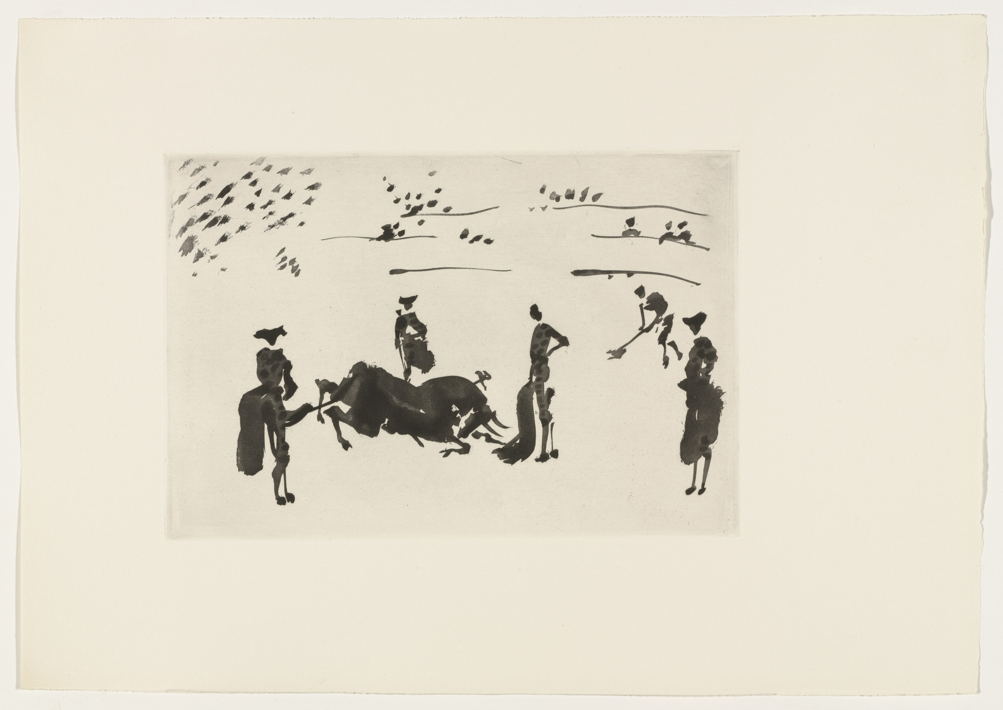 Pablo Picasso. Death of the Bull from La tauromaquia. May 1957 ...