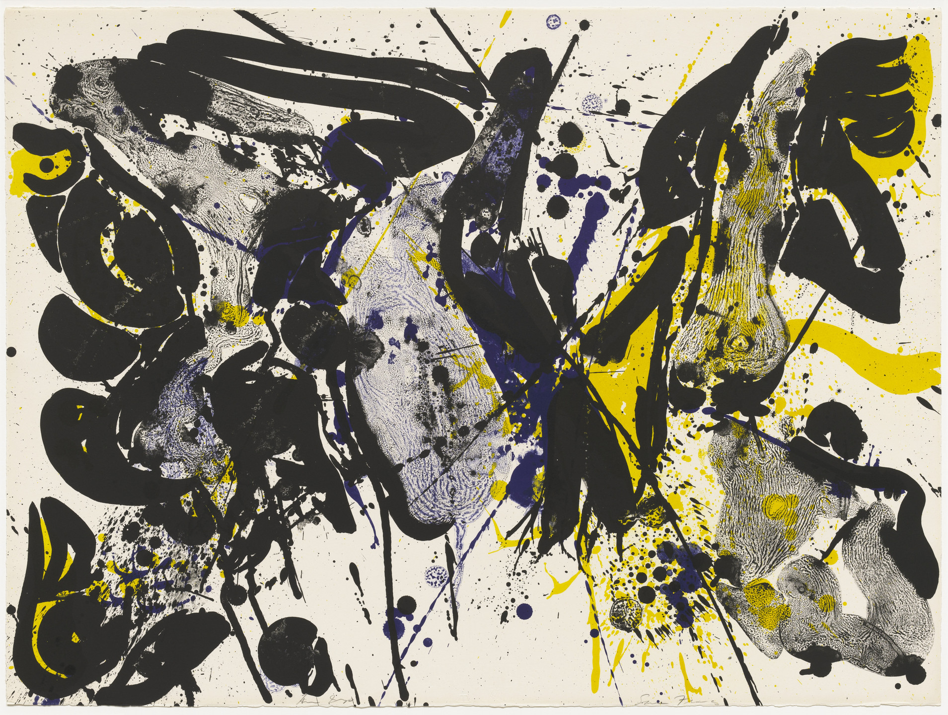Sam Francis. For Miro I. 1963 | MoMA