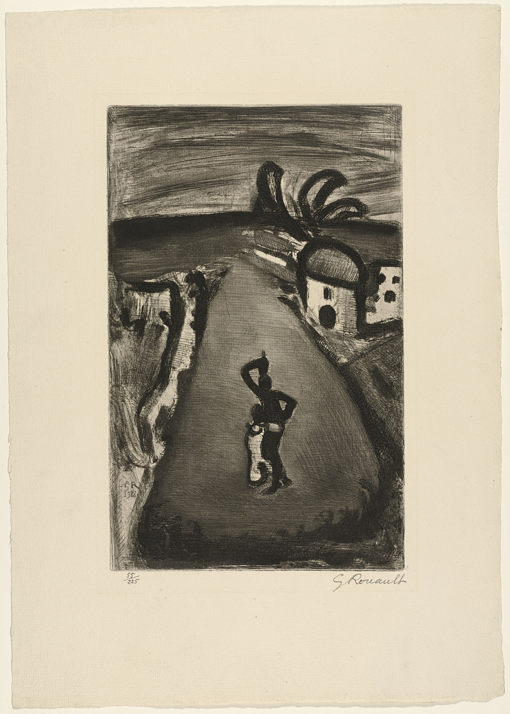 Georges Rouault. Landscape with Road from Réincarnations du Père Ubu ...