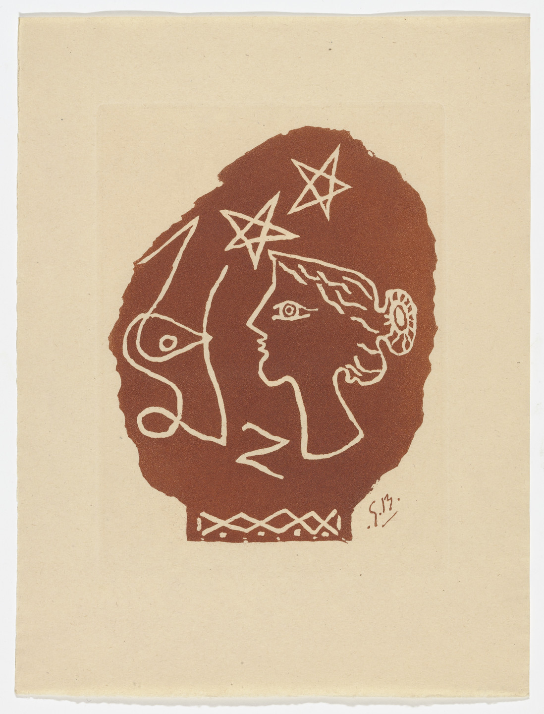 Georges Braque. Variant of plate from Du Cubisme (On Cubism). 1947 | MoMA