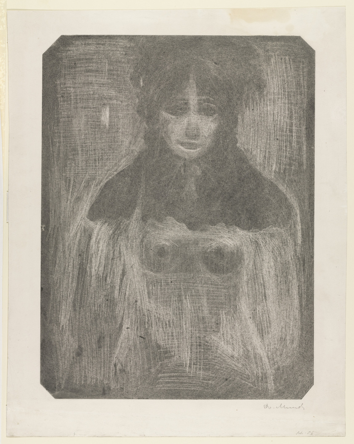 Edvard Munch. Model with Hood and Collar. 1897 | MoMA