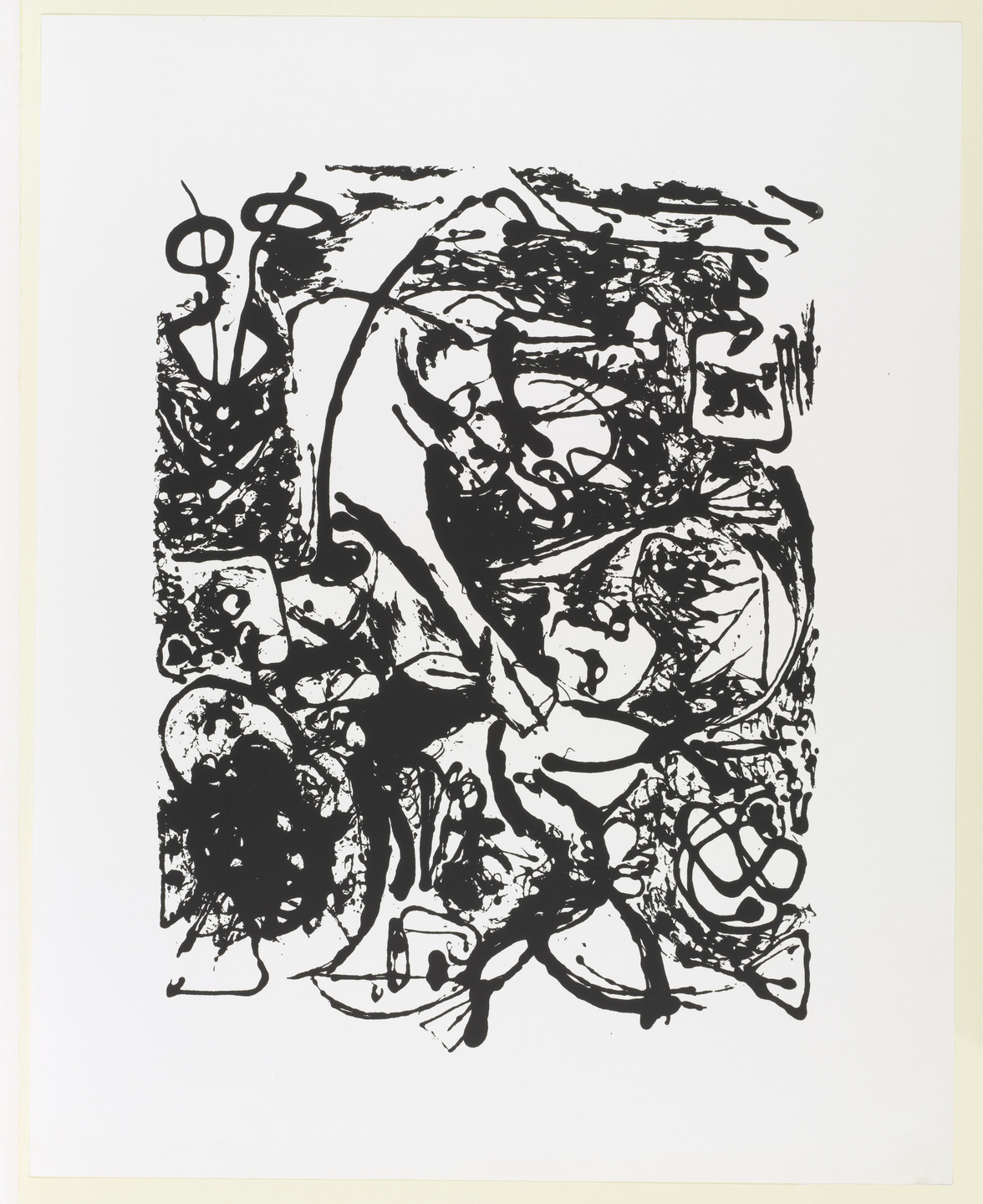 Jackson Pollock. Untitled from an untitled portfolio. 1951 | MoMA