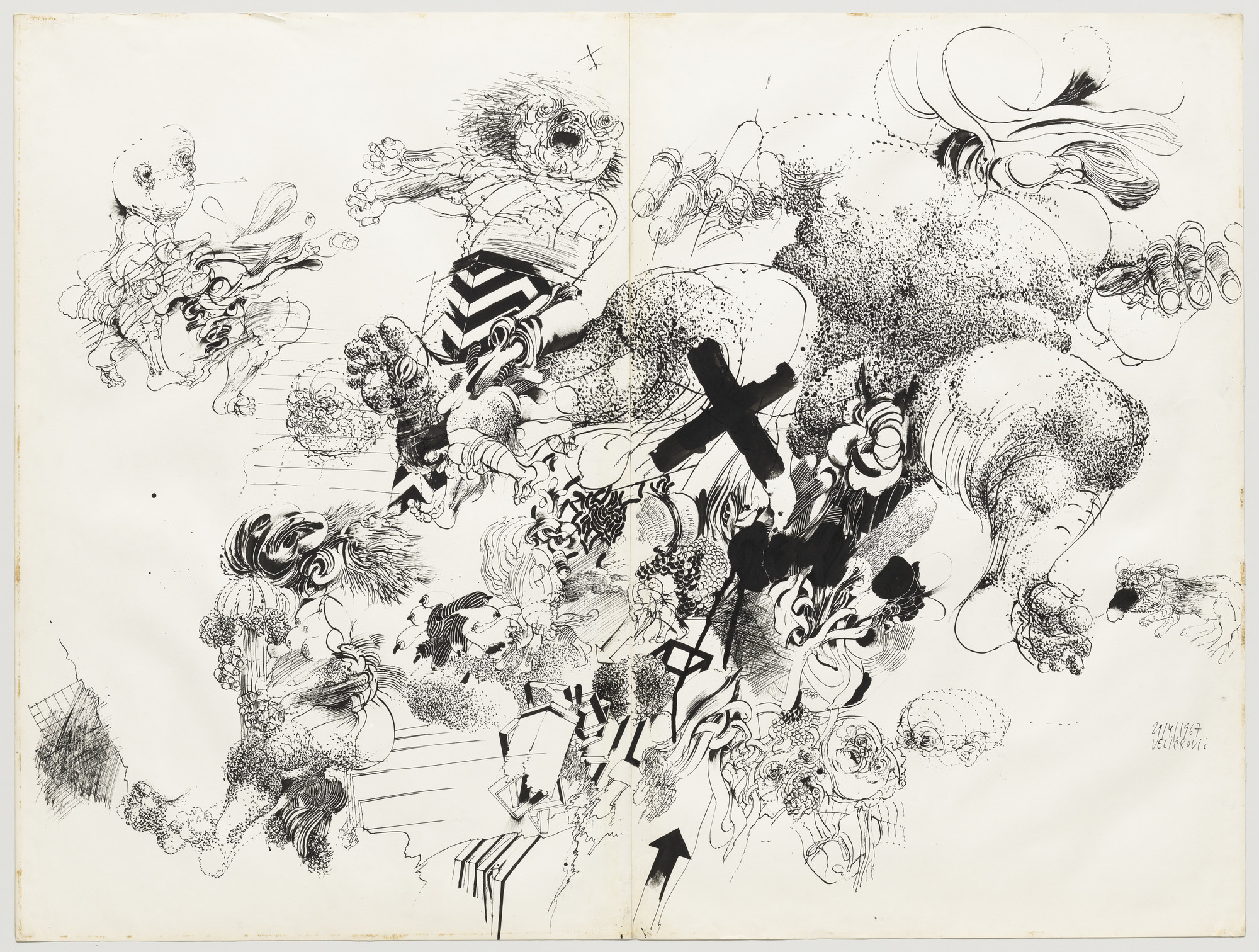 Vladimir Veličković. Untitled. 1967 | MoMA