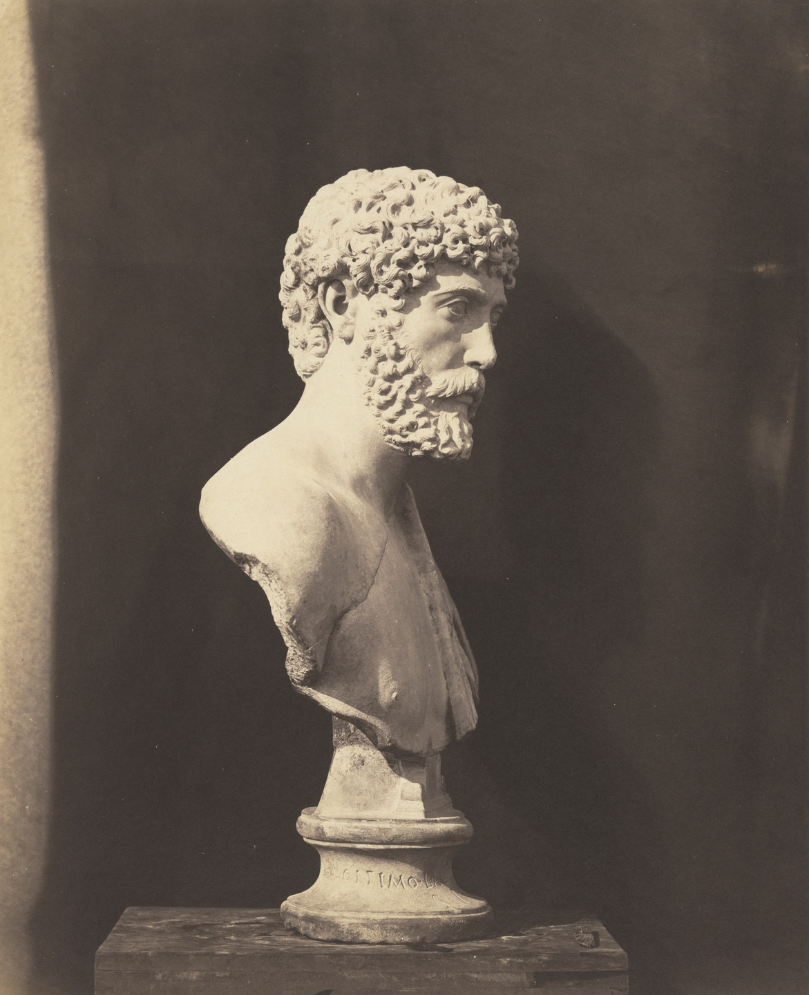 Roger Fenton. Roman Portrait Bust, British Museum, London. c. 1857 | MoMA
