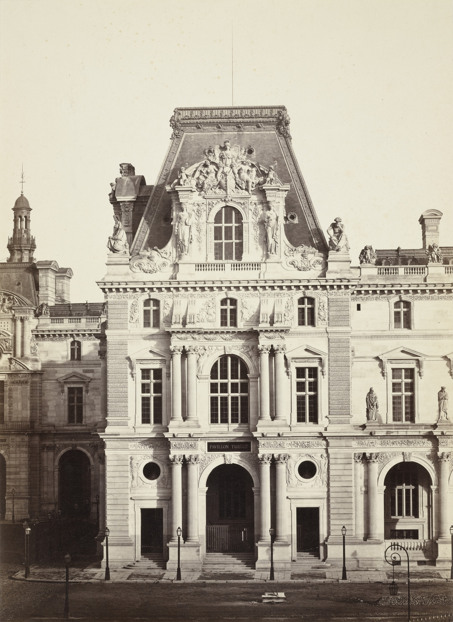Louis-Auguste Bisson, Auguste-Rosalie Bisson. Pavillon Turgot, Palais ...