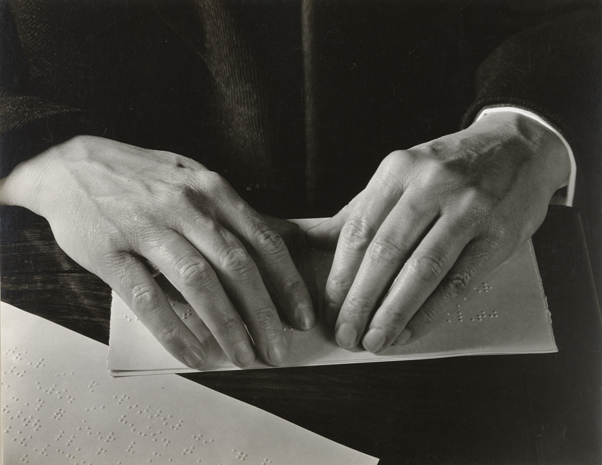 Imogen Cunningham. Hands Reading Braille. 1933 | MoMA