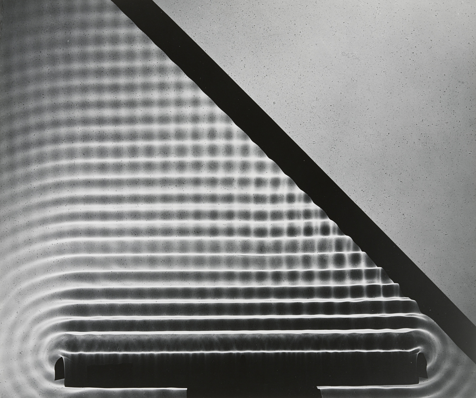 Berenice Abbott. Photogram: Wave Pattern, MIT. 1958-61 | MoMA