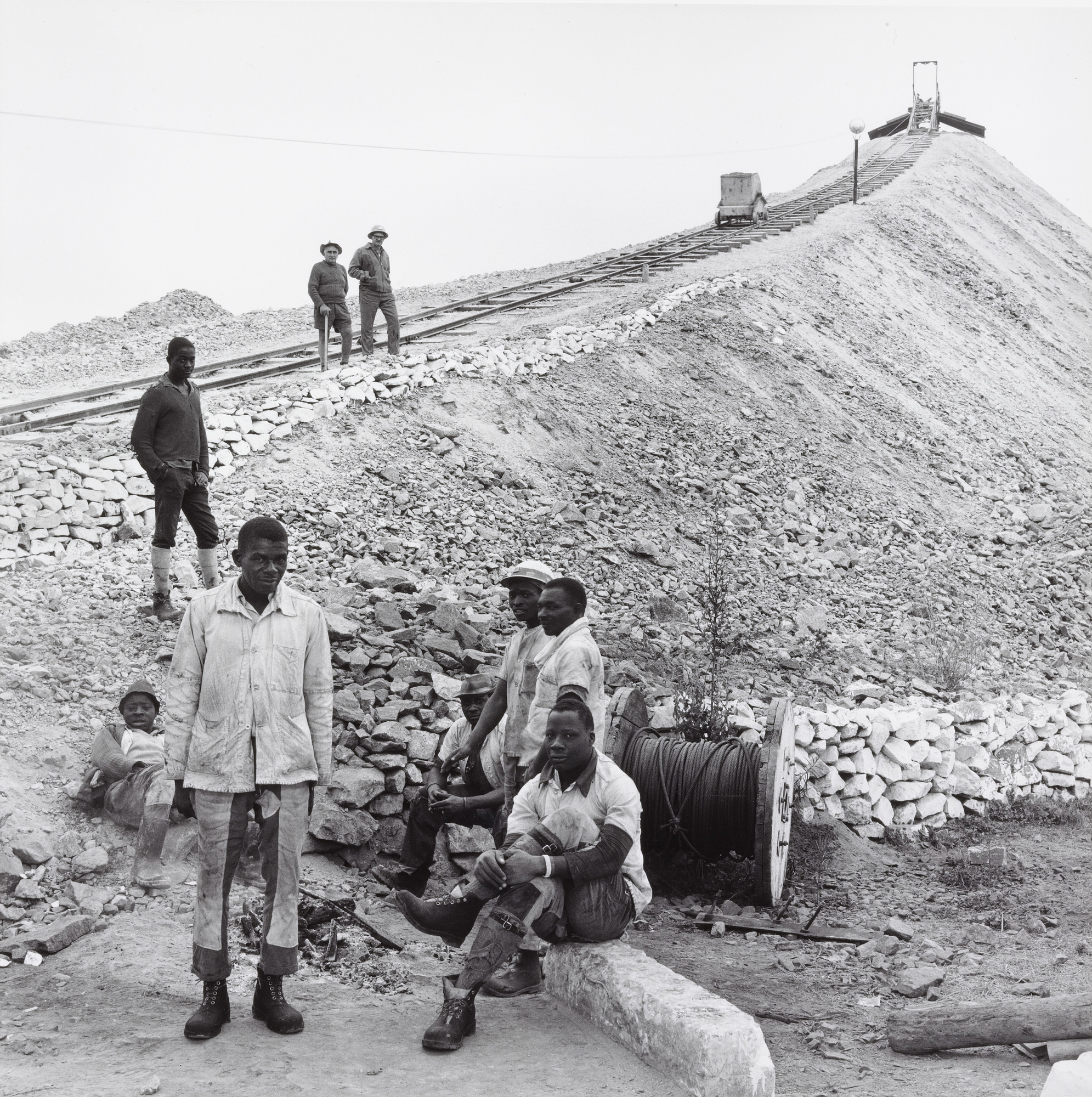 David Goldblatt. Gang on surface work, Rustenburg Platinum Mine ...