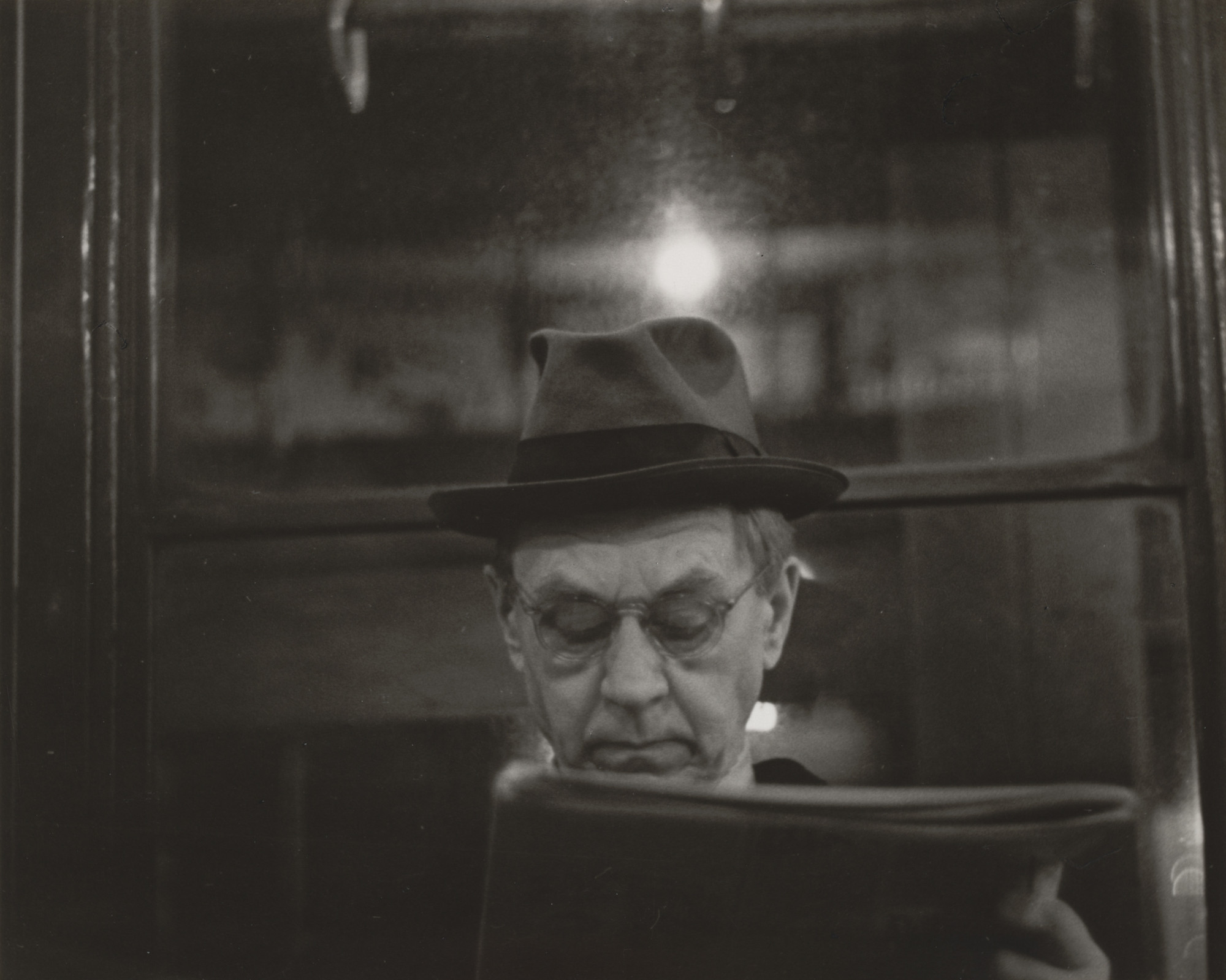 Walker Evans. Subway Portrait. 1938-41 | MoMA