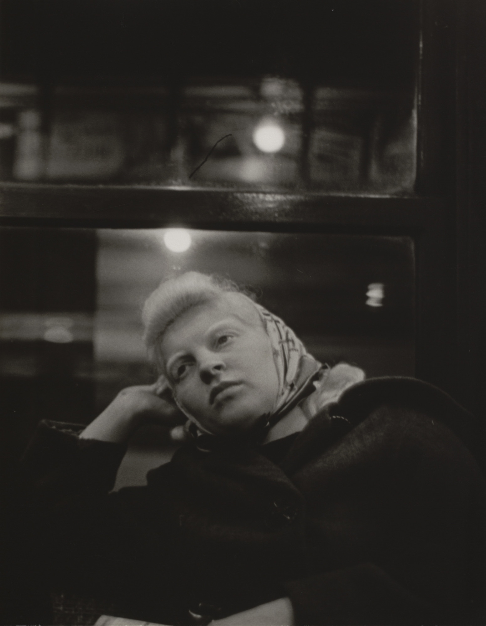 Walker Evans. Subway Portrait. 1938-41 | MoMA