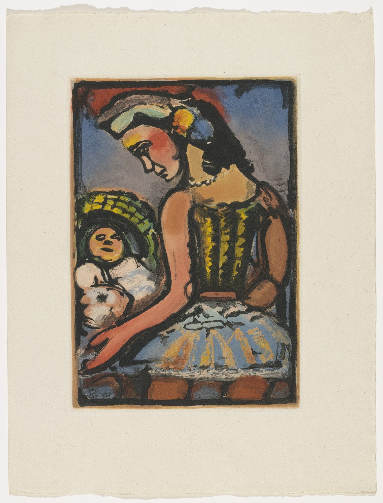 Georges Rouault. Dors mon amour (Sleep, My Love) (plate facing page 164 ...