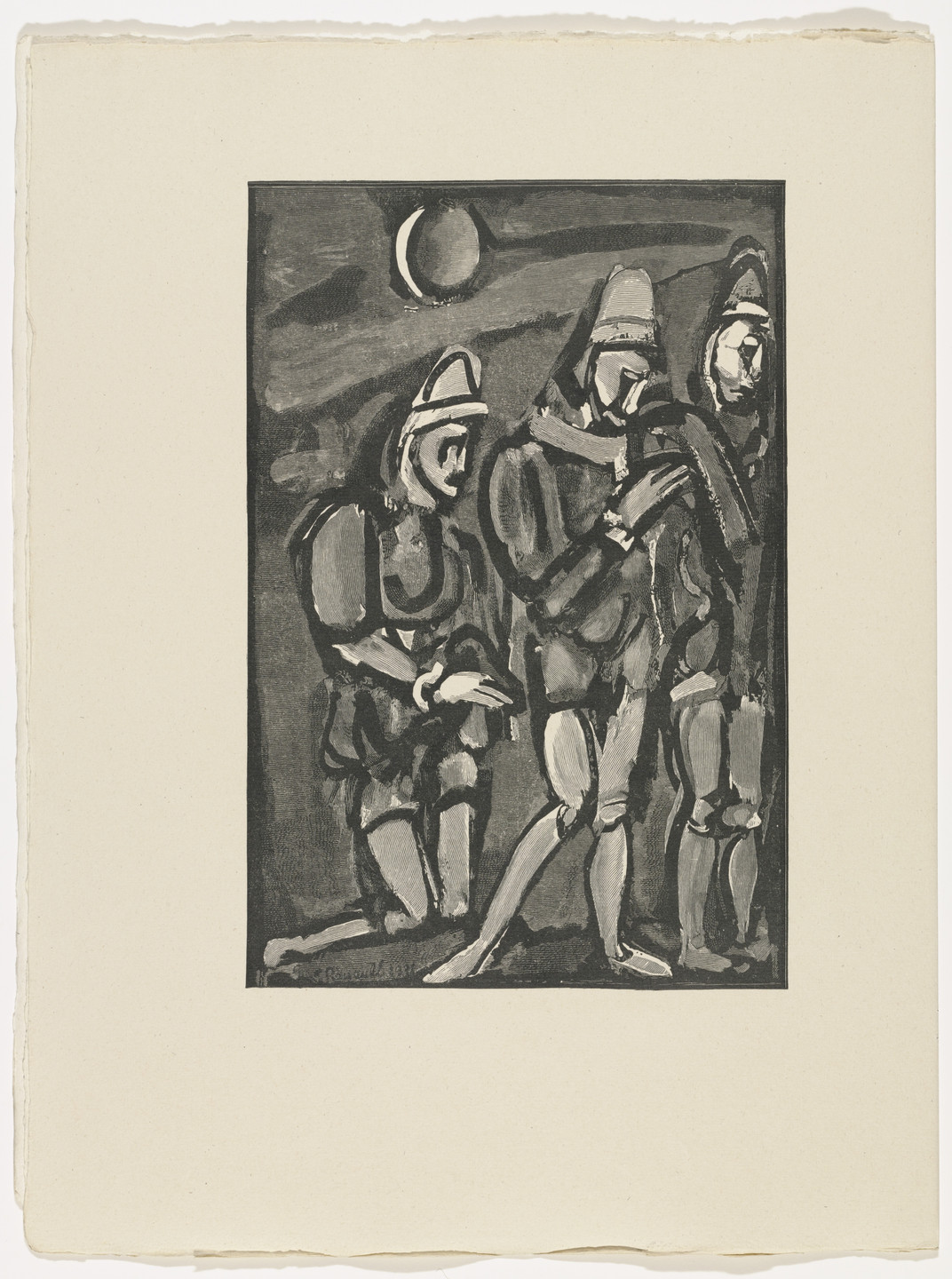 Georges Rouault. Plate (page 104) from Cirque de l'étoile filante (The ...