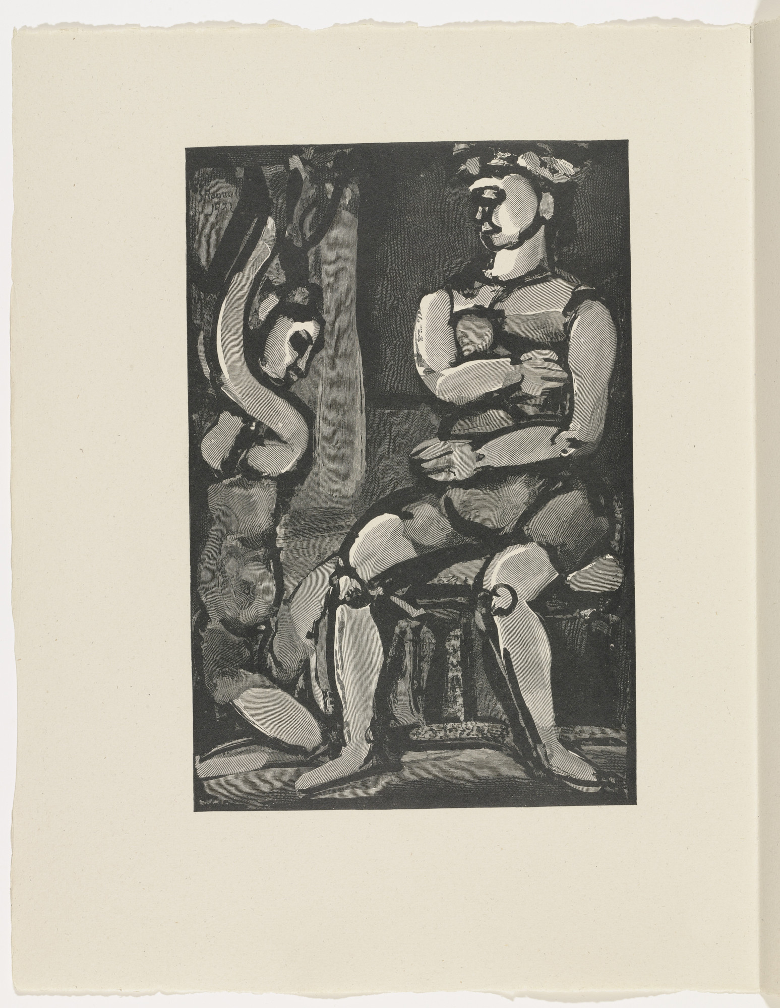 Georges Rouault. Plate (page 130) from Cirque de l'étoile filante (The ...