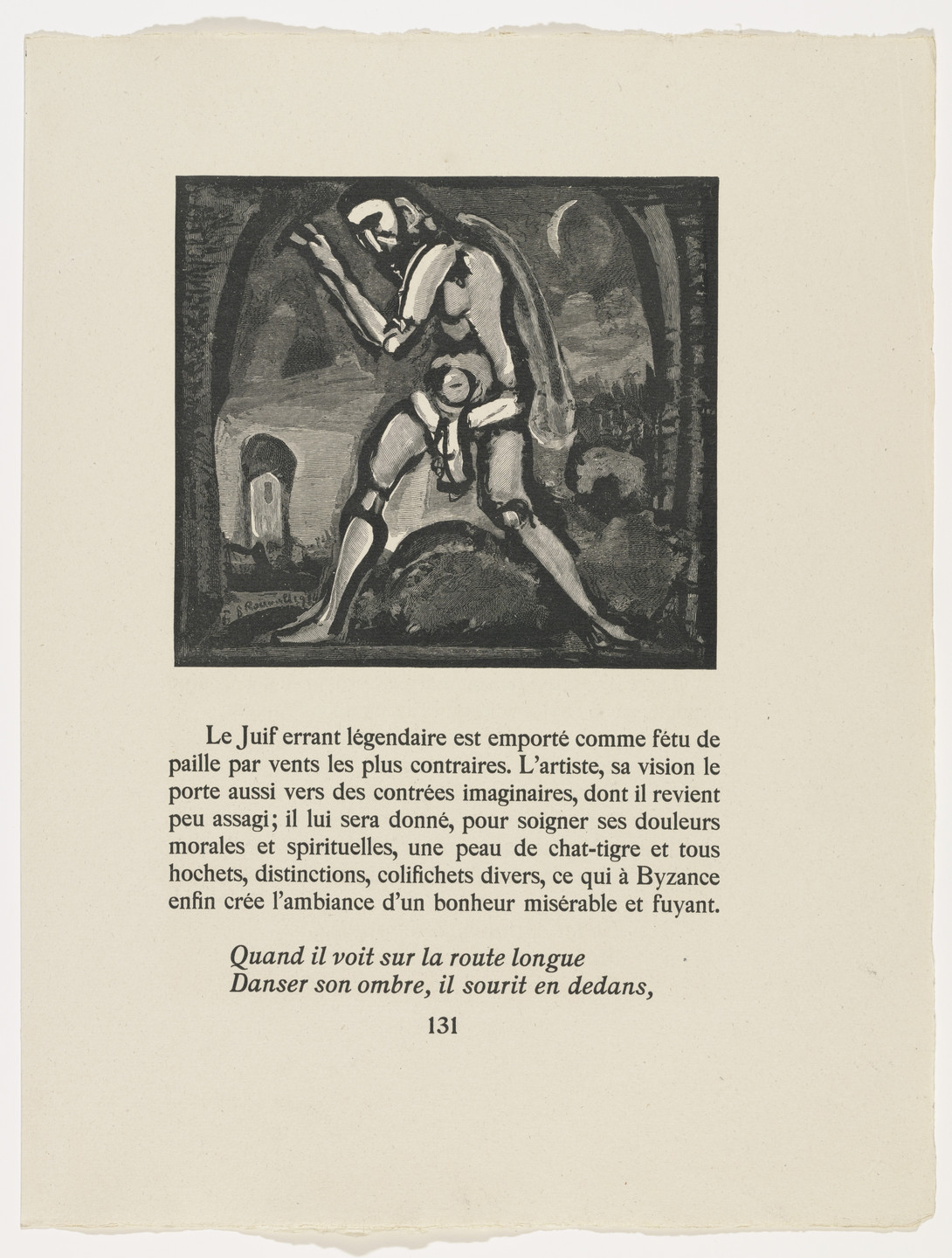Georges Rouault. Headpiece (page 131) from Cirque de l'étoile filante ...