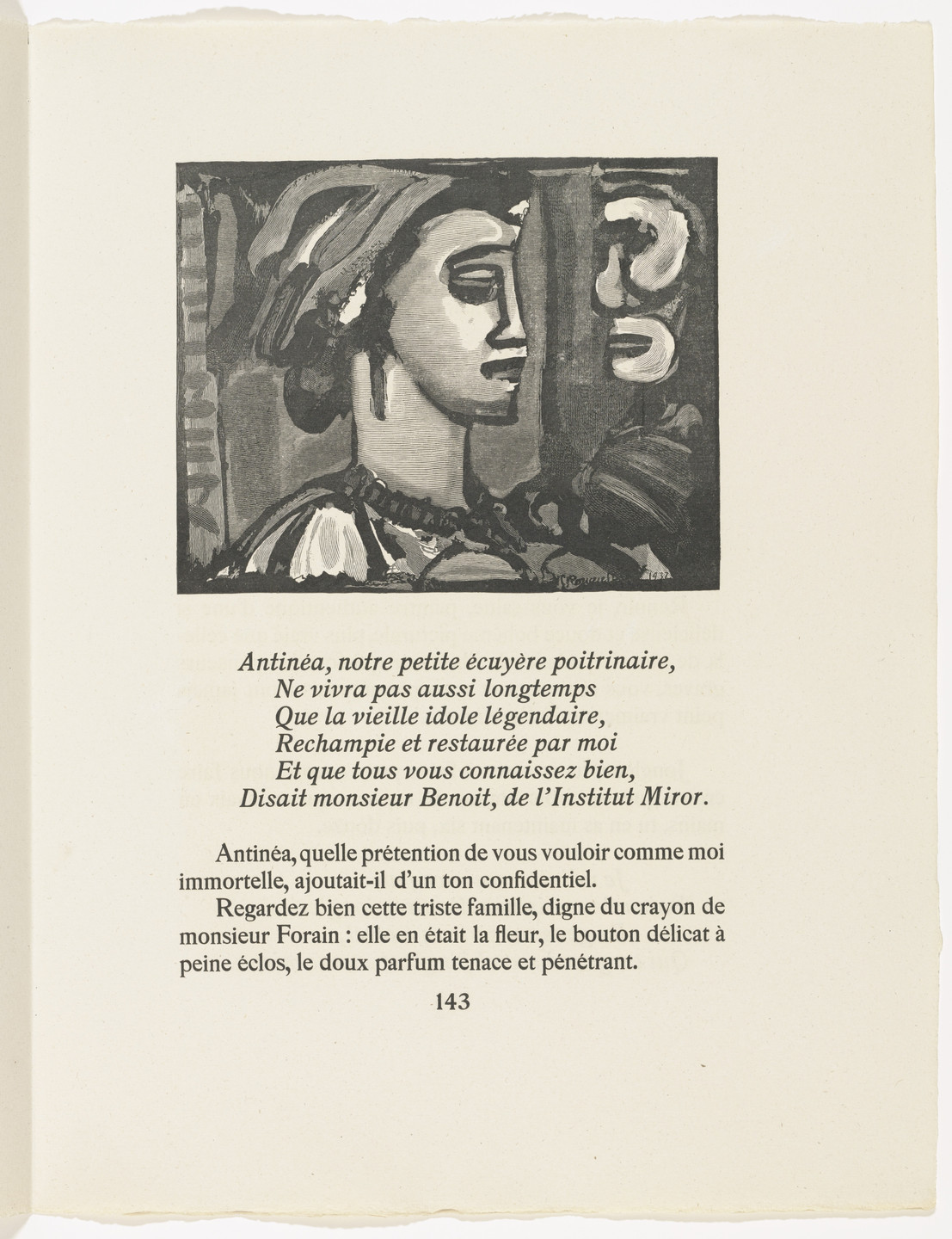Georges Rouault. Headpiece (page 143) from Cirque de l'étoile filante ...