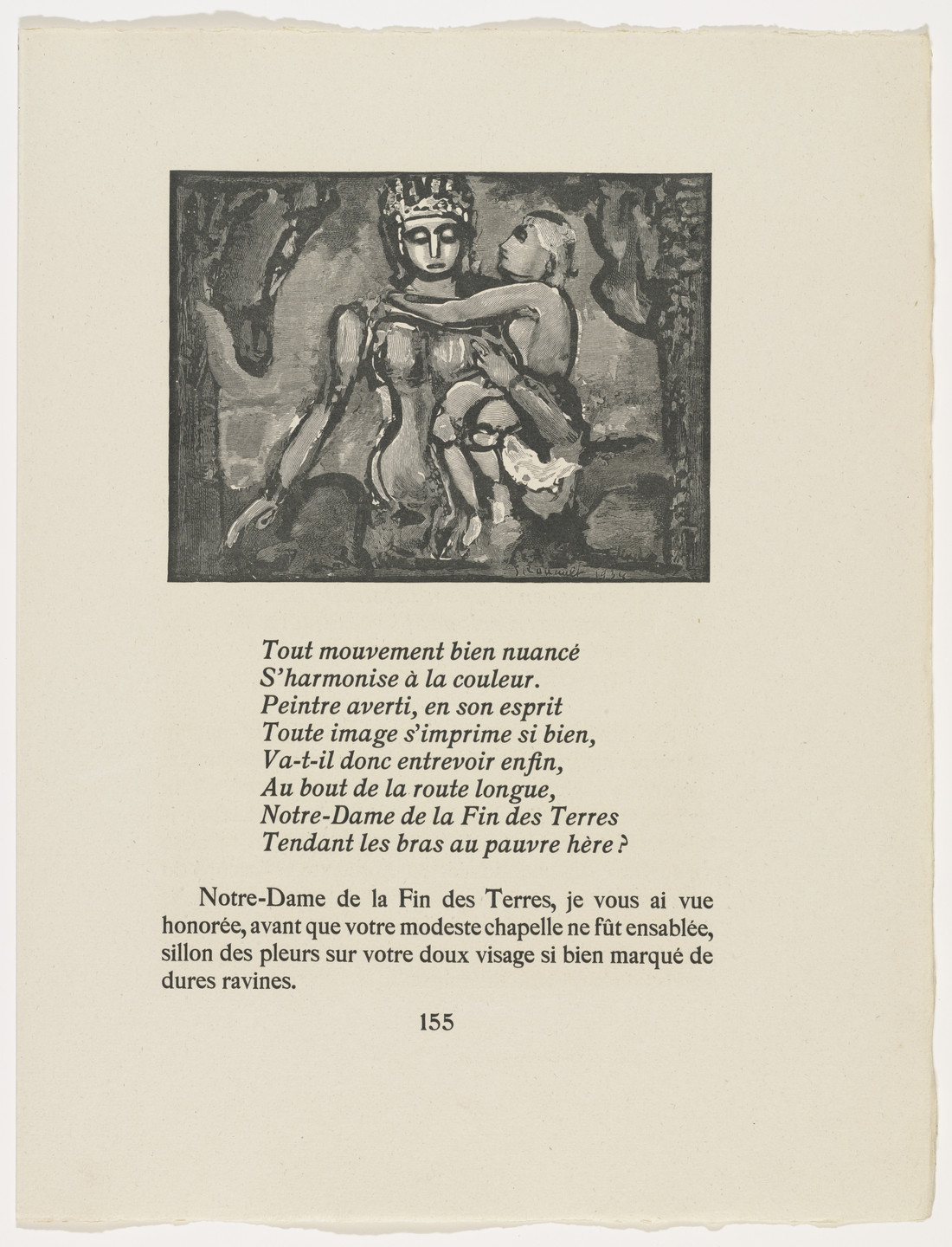 Georges Rouault. Headpiece (page 155) from Cirque de l'étoile filante ...