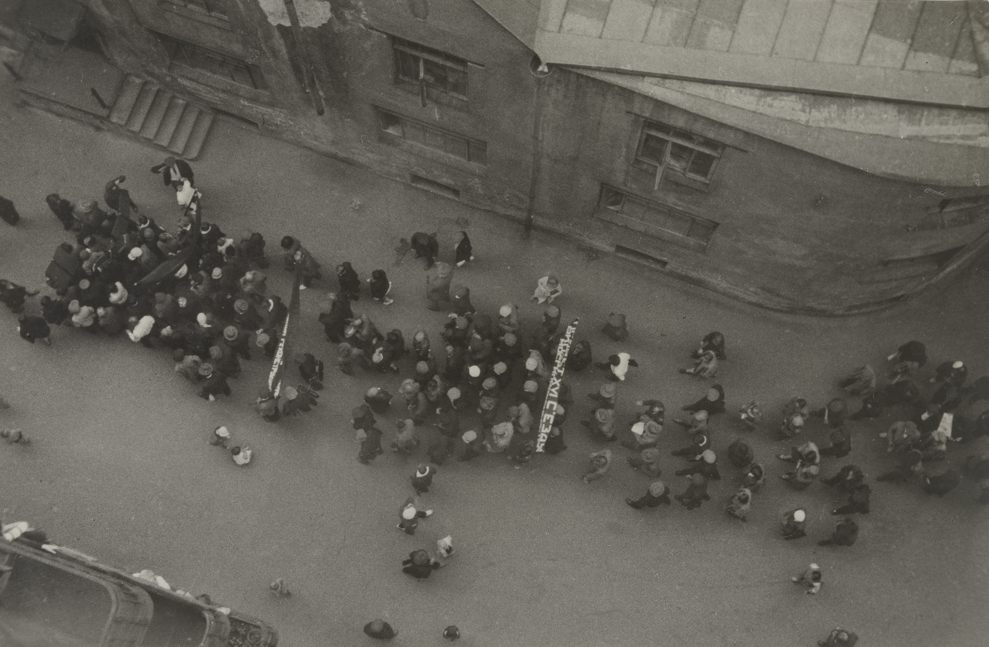 Aleksandr Rodchenko. Gathering for a Demonstration. 1932 | MoMA