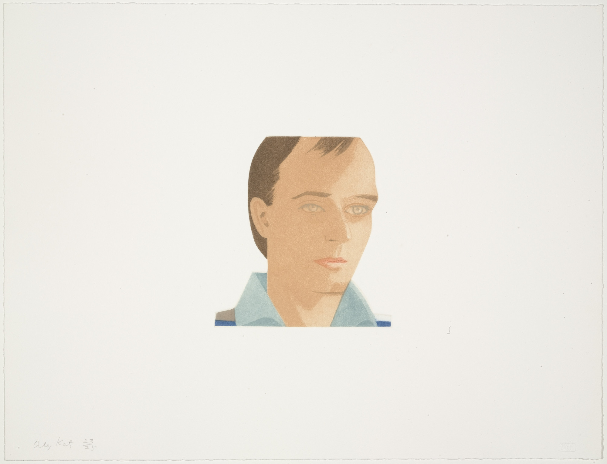 Alex Katz. Rene Ricard from Face of the Poet. 1978 | MoMA