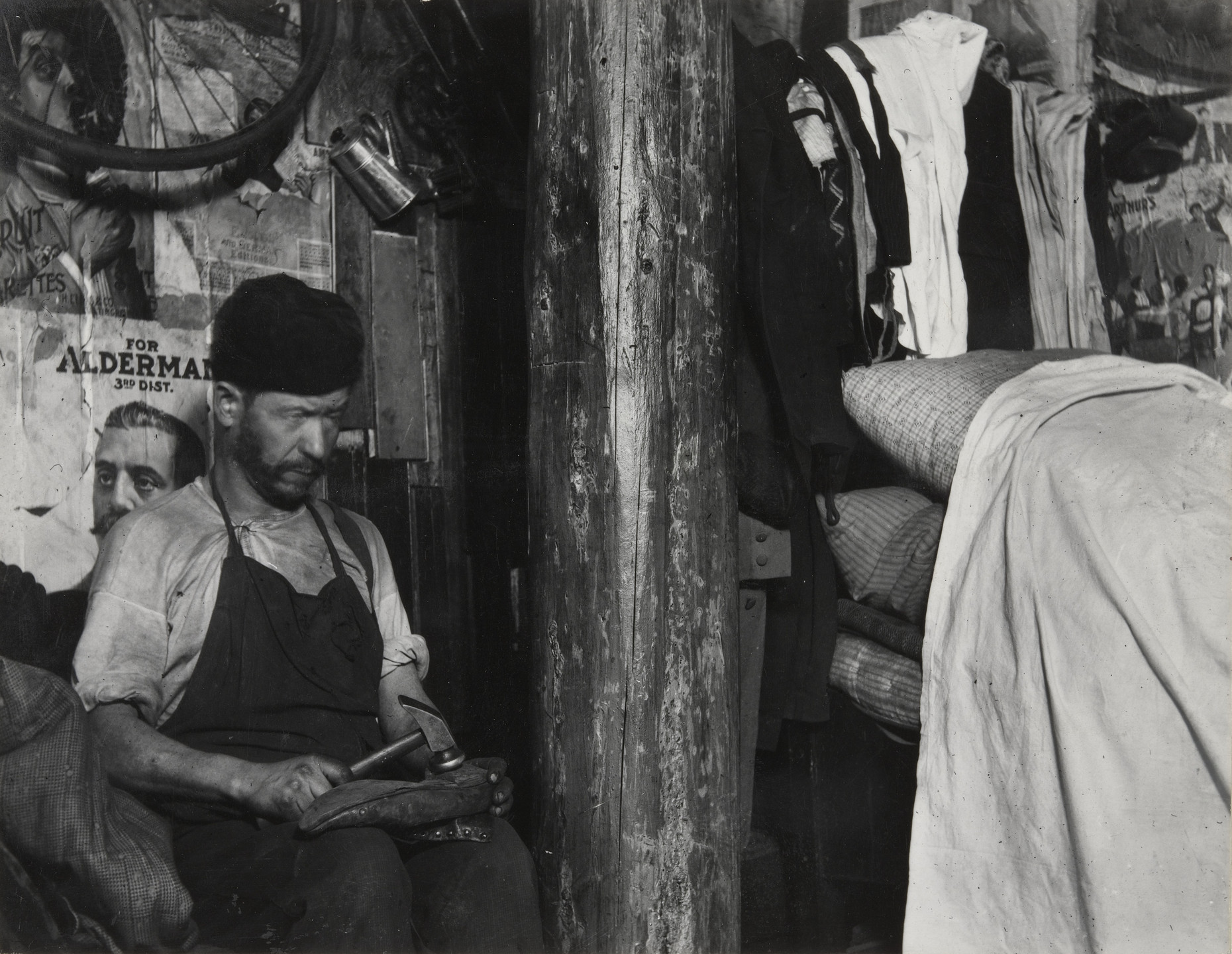 Jacob August Riis. Shoemaker, Broome Street. 1888-1895 | MoMA