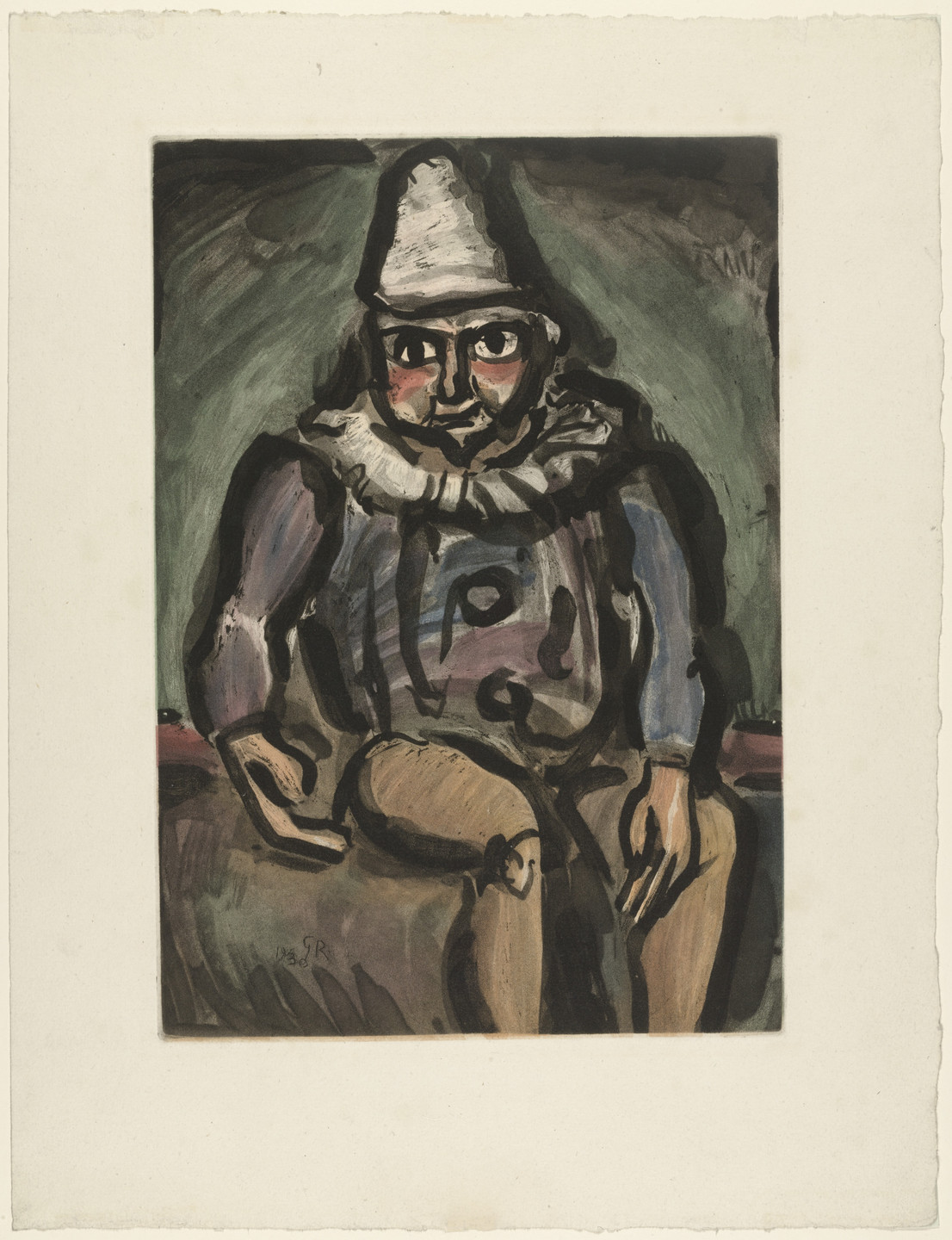 Georges Rouault. The Old Clown from Cirque. 1930 | MoMA