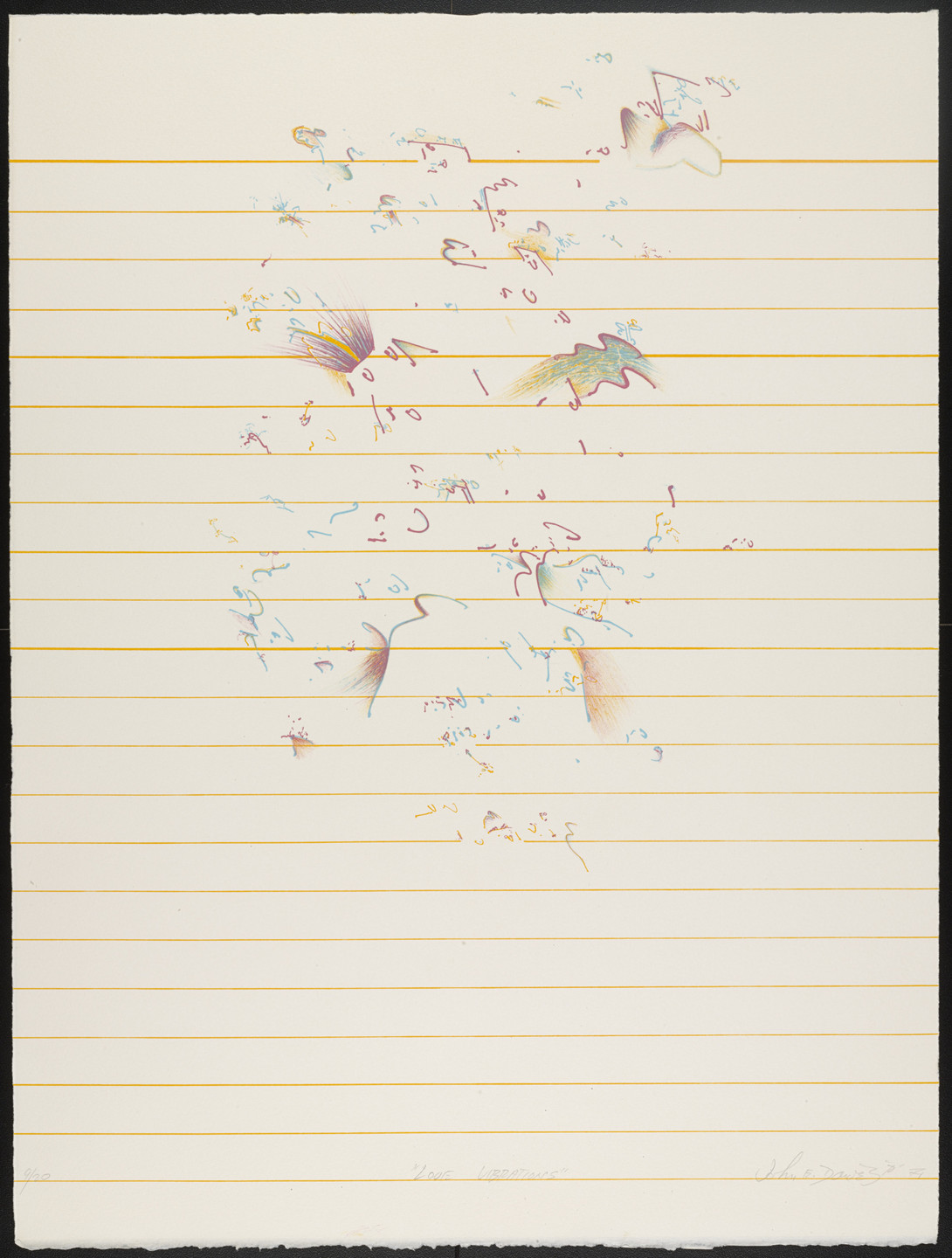 John Edward Dowell. Love Vibrations from Visual Poems. 1971 | MoMA