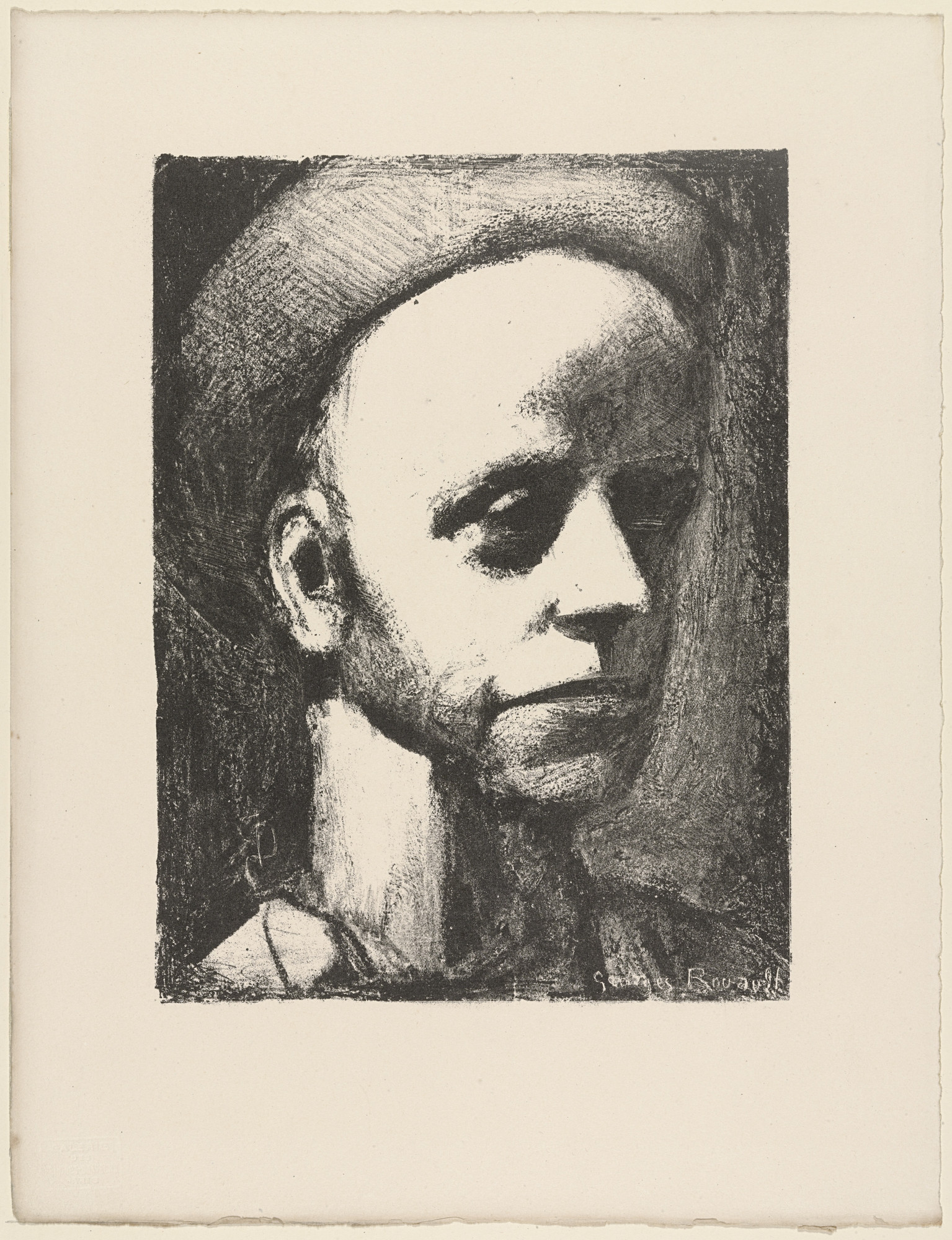 Georges Rouault. Self-Portrait with Cap. 1926 | MoMA