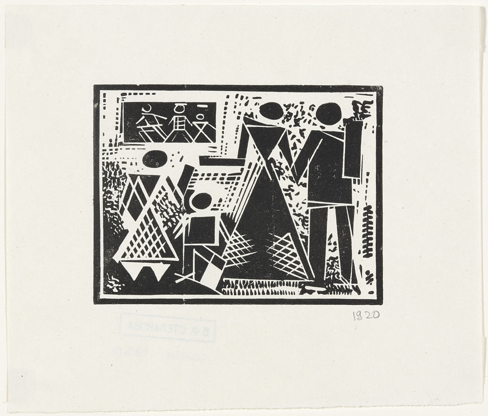 Varvara Stepanova. Family. 1920, reprinted c. 1989 | MoMA