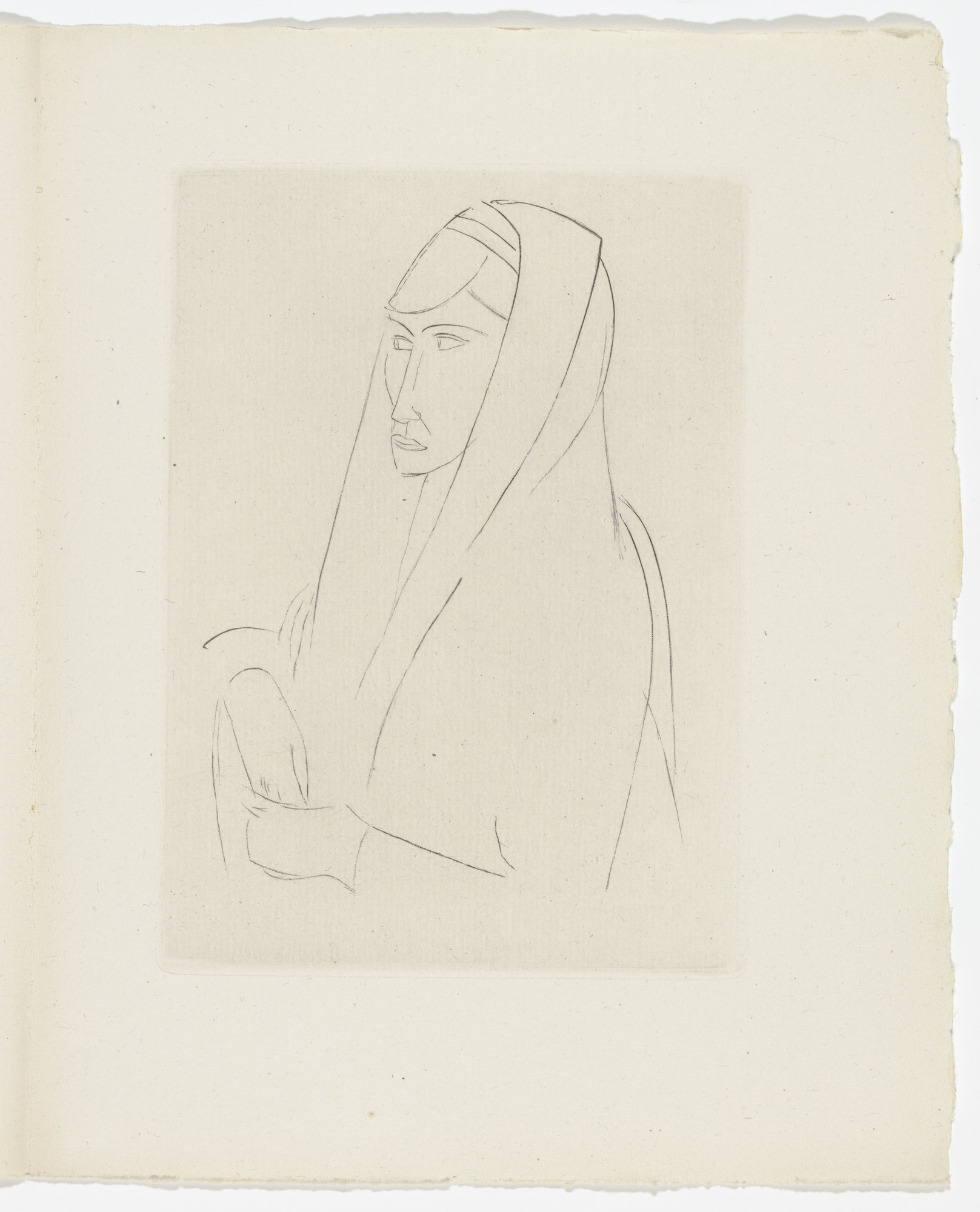 André Derain. Figure (plate, page 13) from Du Cubisme (On Cubism). 1947 ...