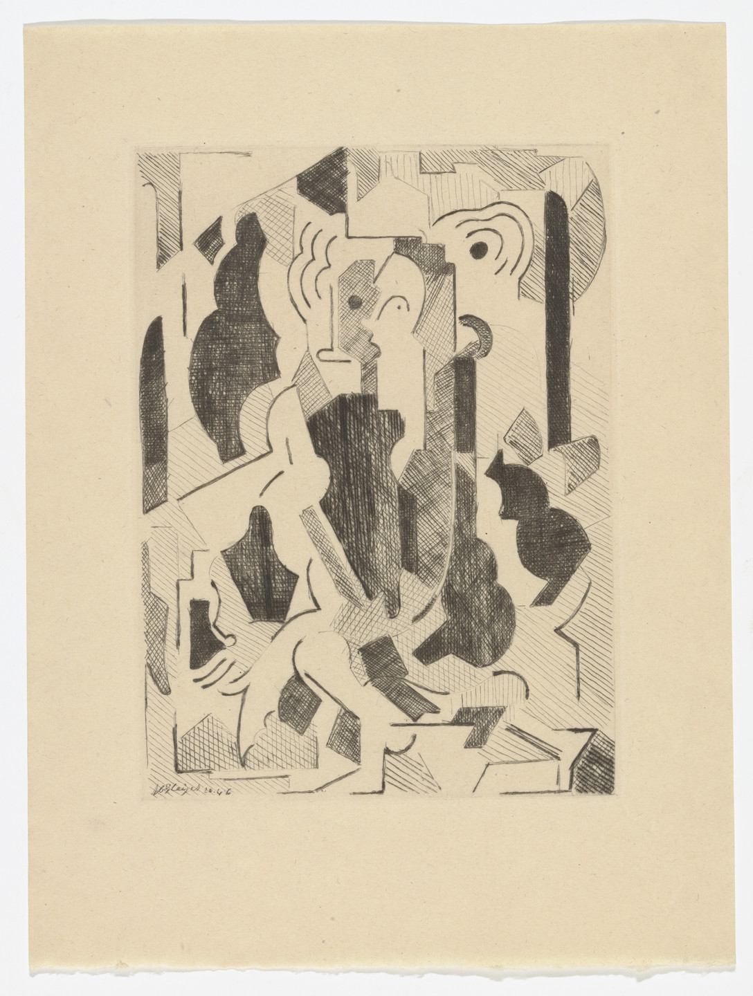 Albert Gleizes. Duplicate of plate from Du Cubisme (On Cubism). 1946 ...