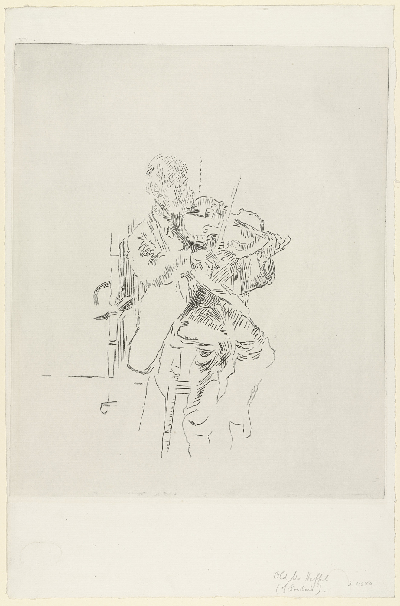 Walter Richard Sickert. Old Mr. Heffel of Rowton's. (c. 1905) | MoMA