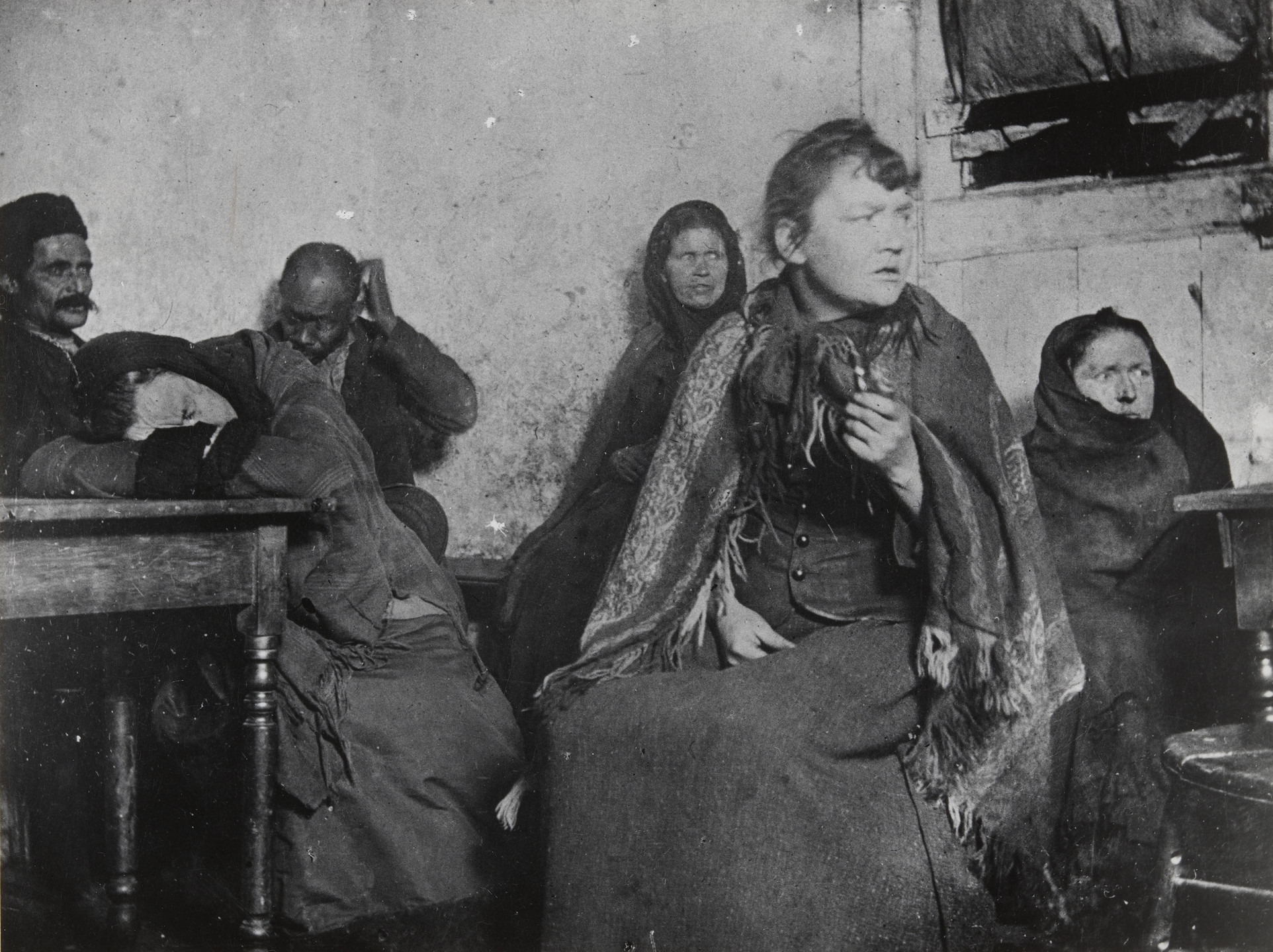 Jacob August Riis. In a Dive. 1895 | MoMA