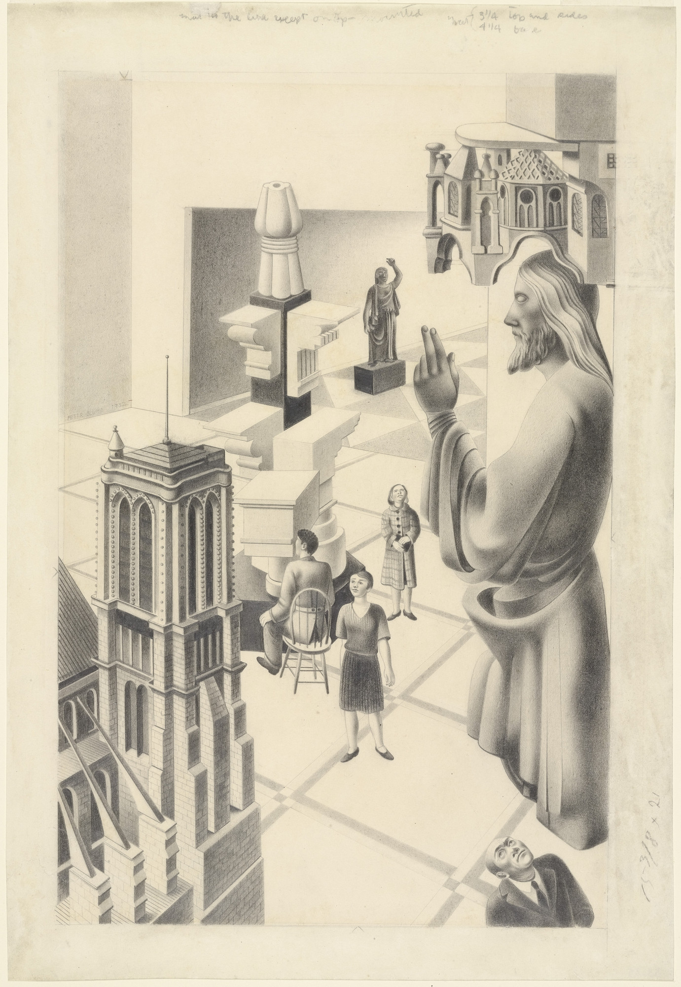 Peter Blume. Museum. 1932 | MoMA