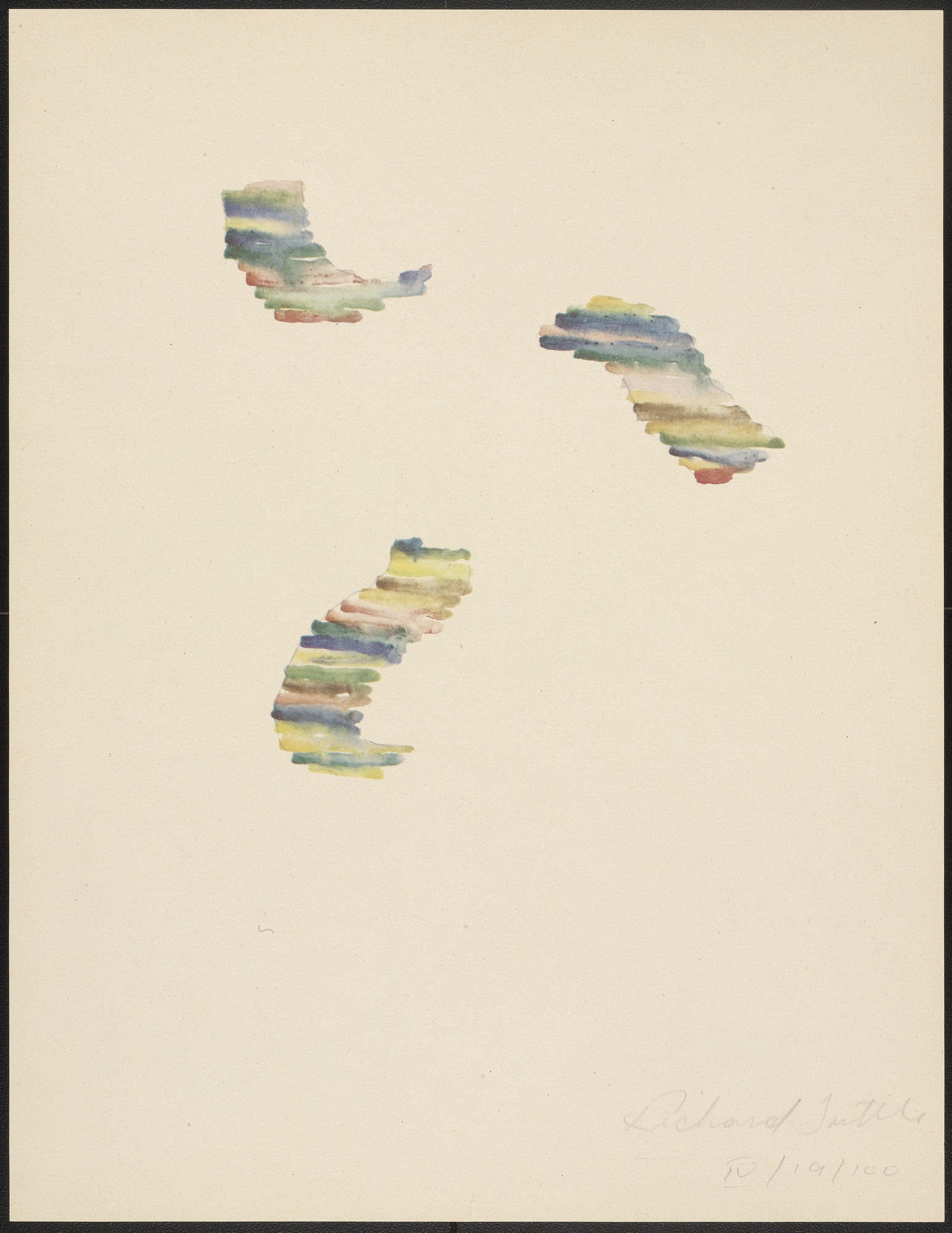 Richard Tuttle. IV from Stacked Color Drawings, 1971. 1975 | MoMA