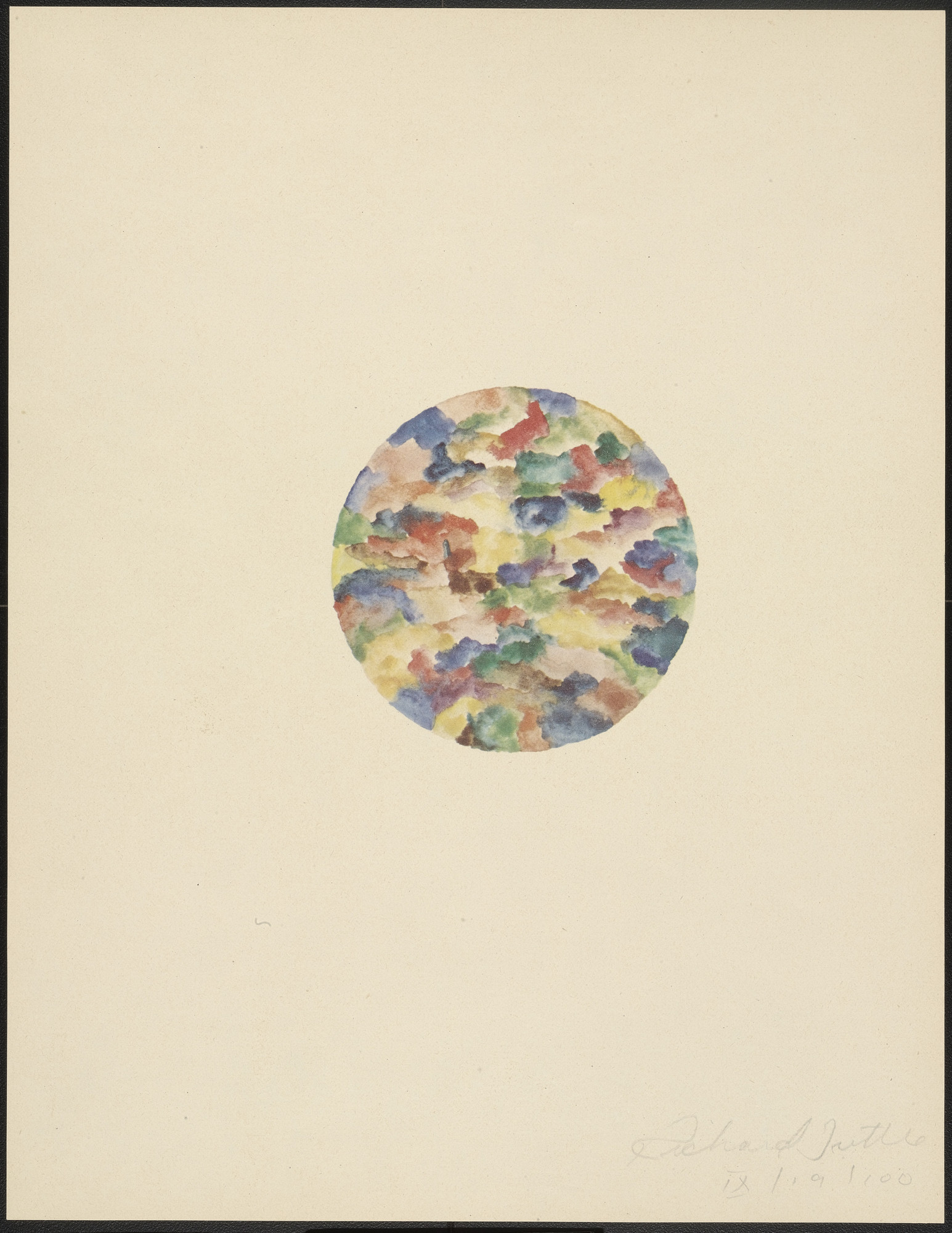 Richard Tuttle. IX from Stacked Color Drawings, 1971. 1975 | MoMA