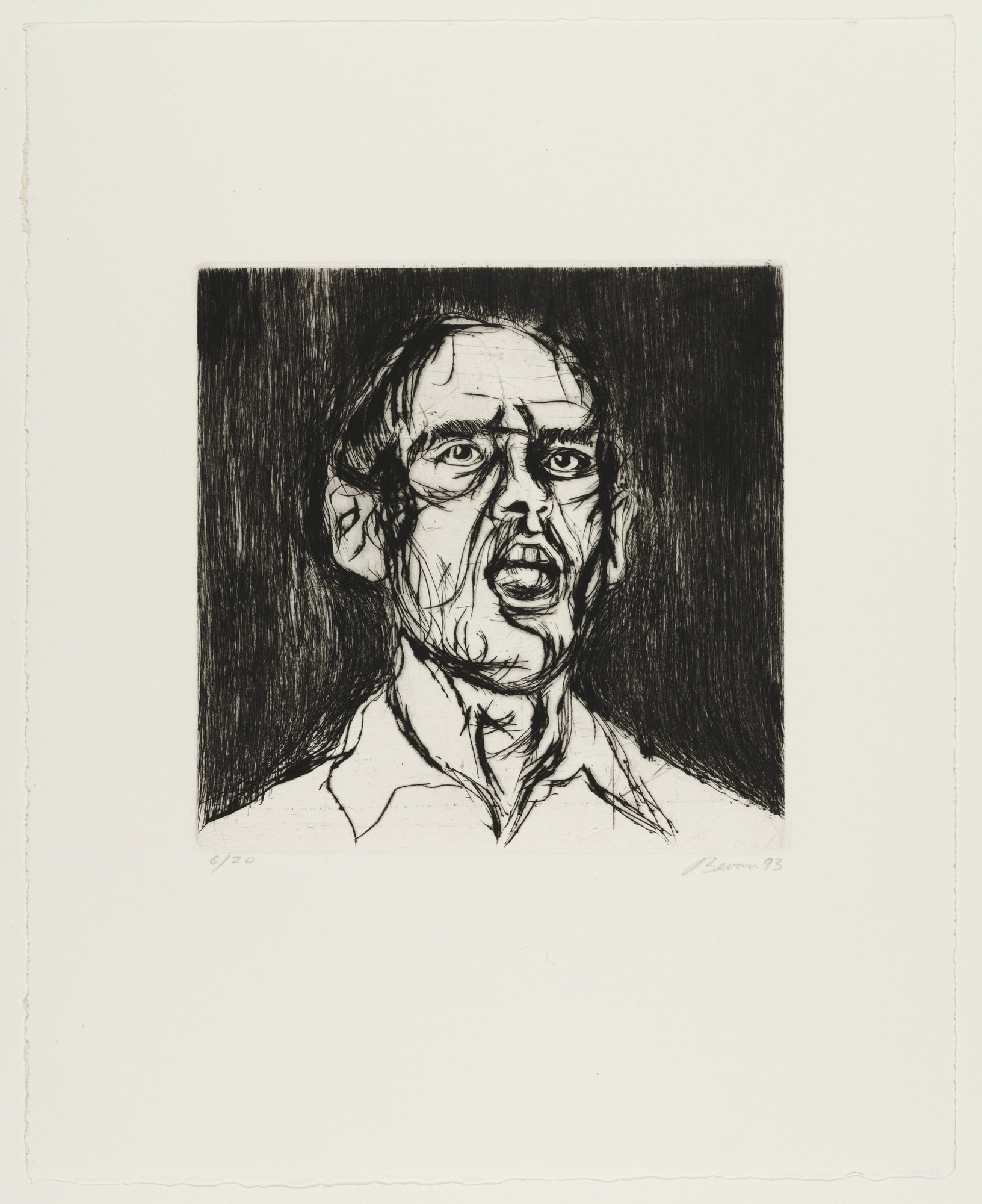 Tony Bevan. Untitled from The Meeting. 1993 | MoMA