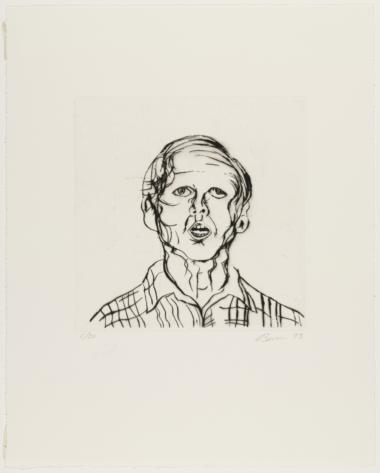 Tony Bevan. Untitled from The Meeting. 1993 | MoMA