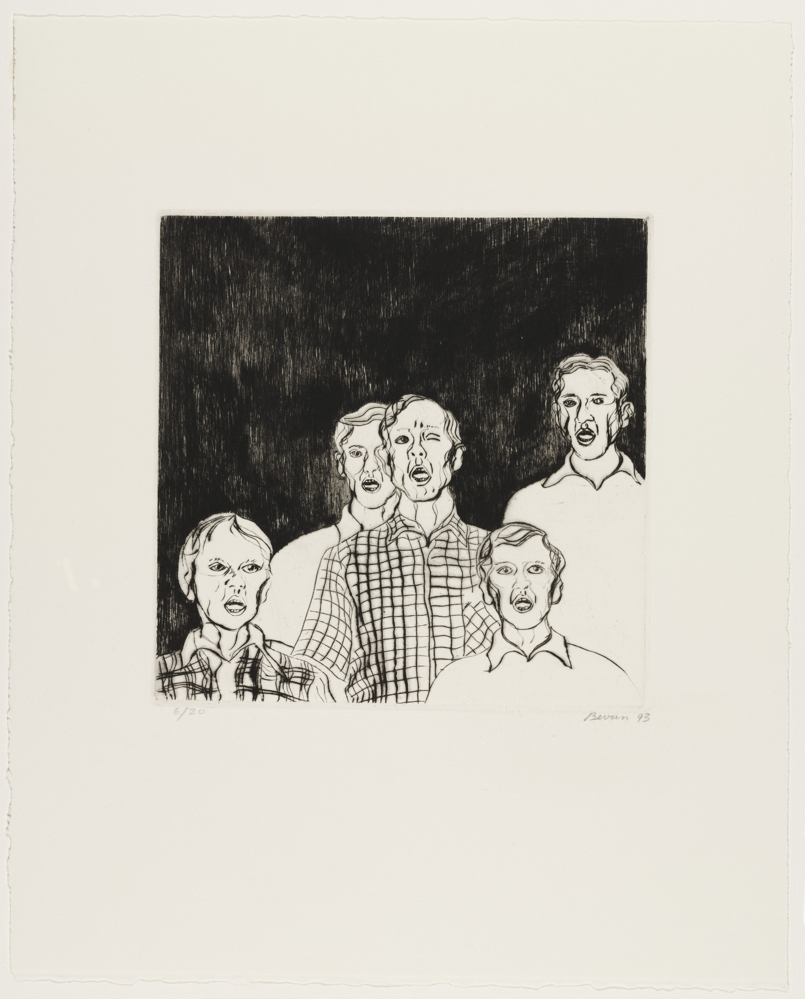 Tony Bevan. Untitled from The Meeting. 1993 | MoMA
