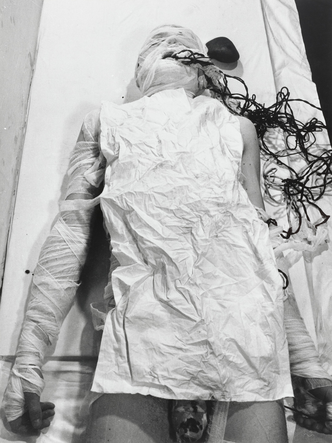 Rudolf Schwarzkogler, Ludwig Hoffenreich. 3rd Action. 1965 | MoMA