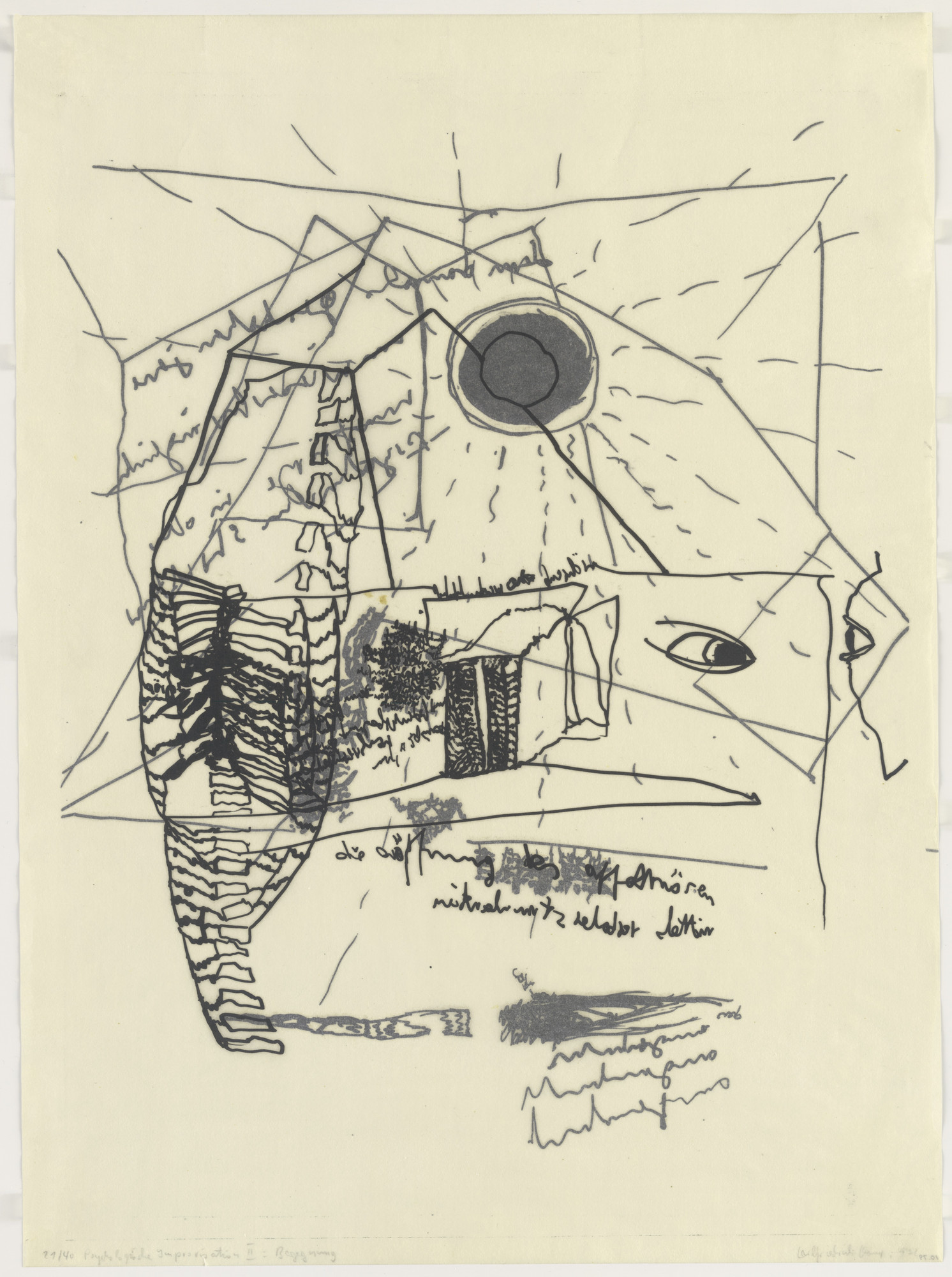 Carlfriedrich Claus. Psychologische Improvisation II: Begegnung ...