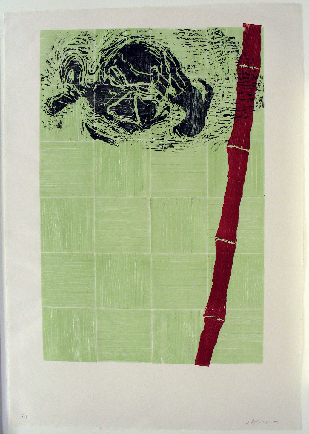 Susan Rothenberg. Red Bamboo. 1991 | MoMA