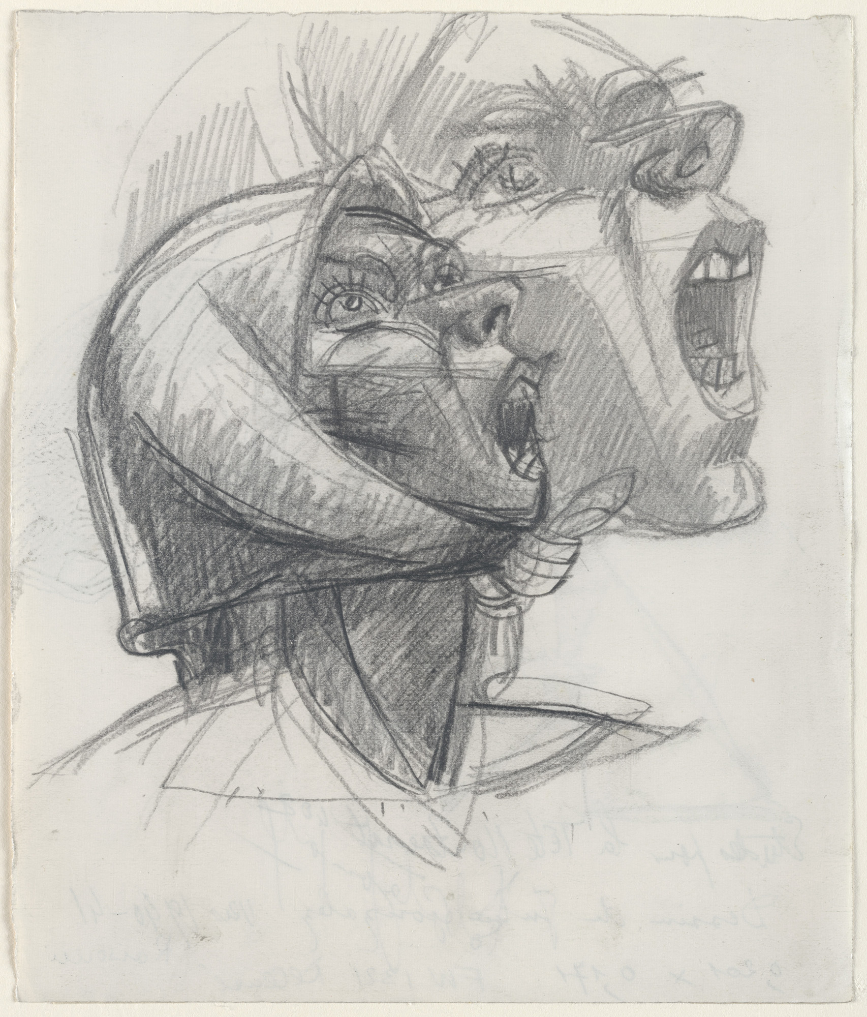 Julio González. Study for Head of Montserrat Crying No. 2. 1941 | MoMA