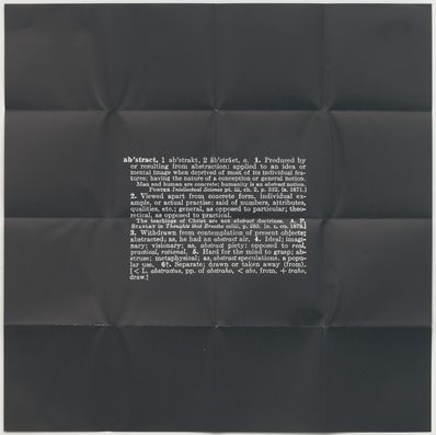Joseph Kosuth | MoMA
