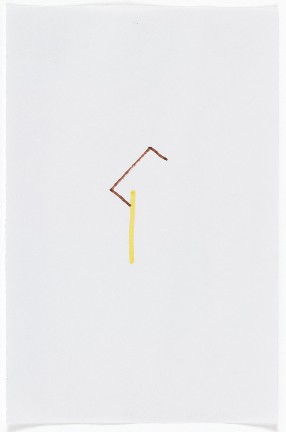 Richard Tuttle. 57" Center-Point Drawing. 1976 | MoMA
