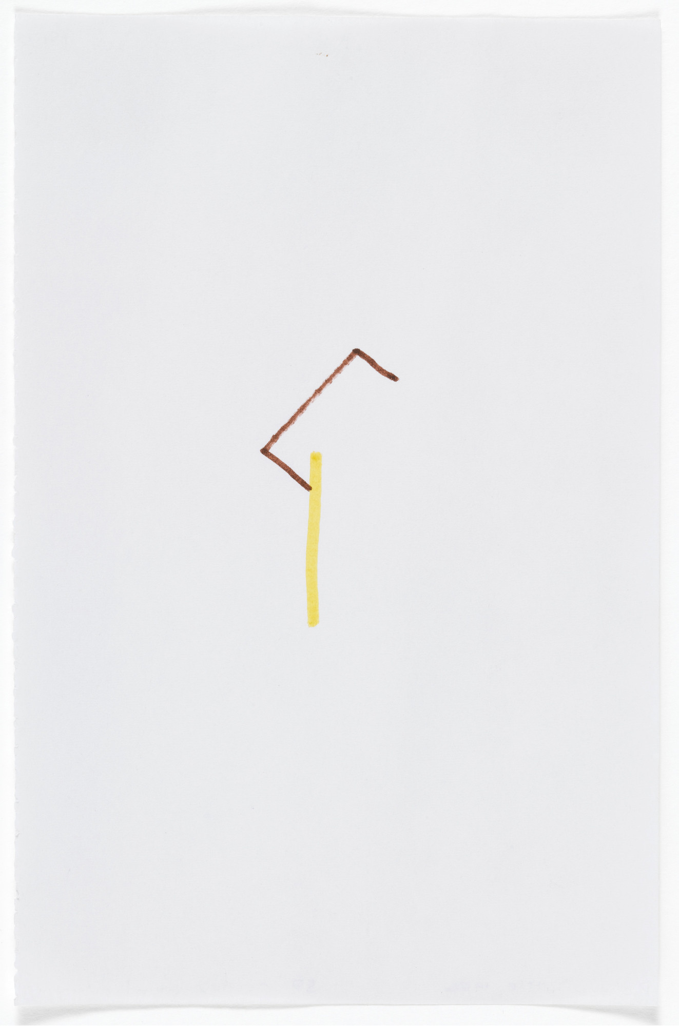 Richard Tuttle. 57" Center-Point Drawing. 1976 | MoMA